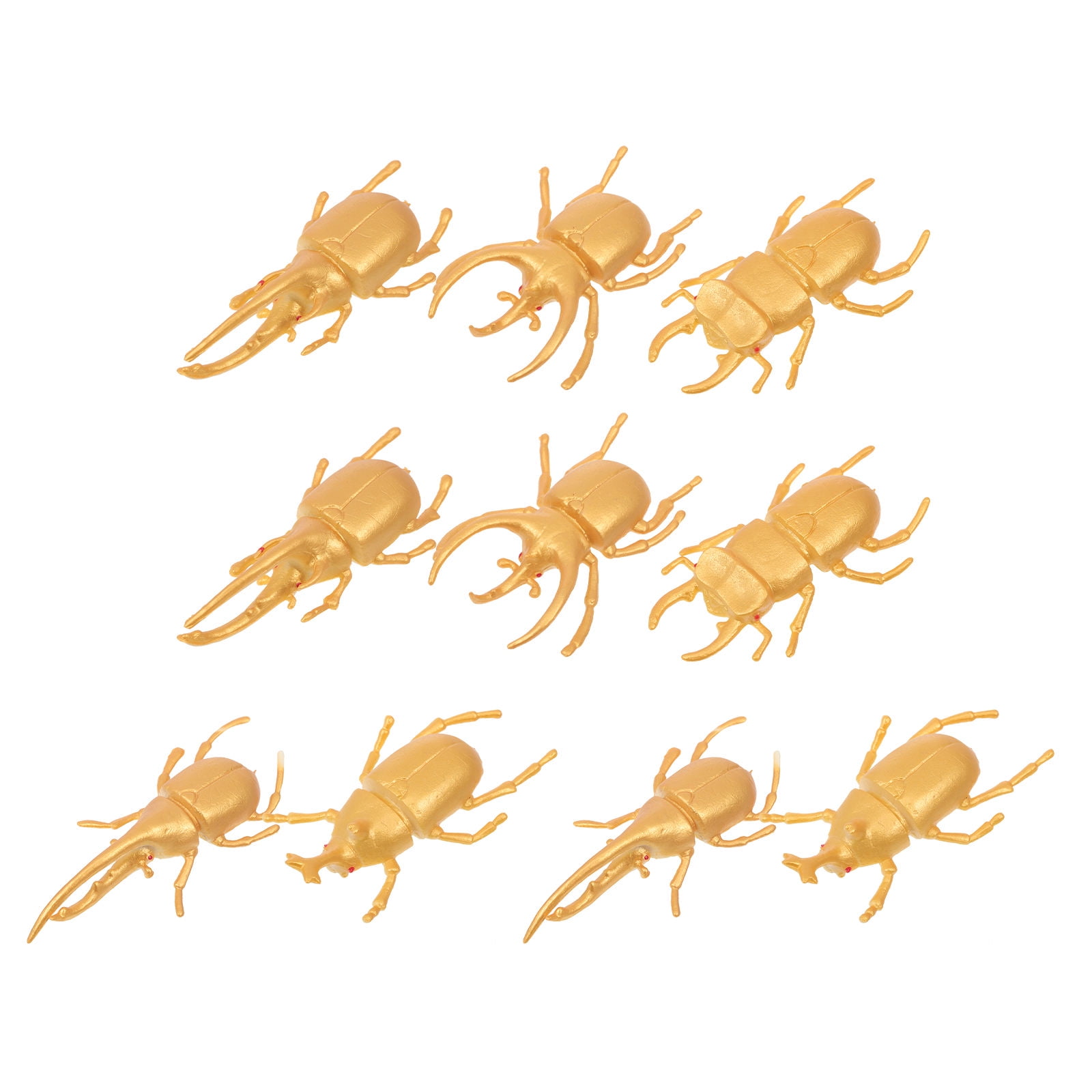 HEATSHAKING 2 Sets Golden Insect Model Toys for Kids with Realistic ...