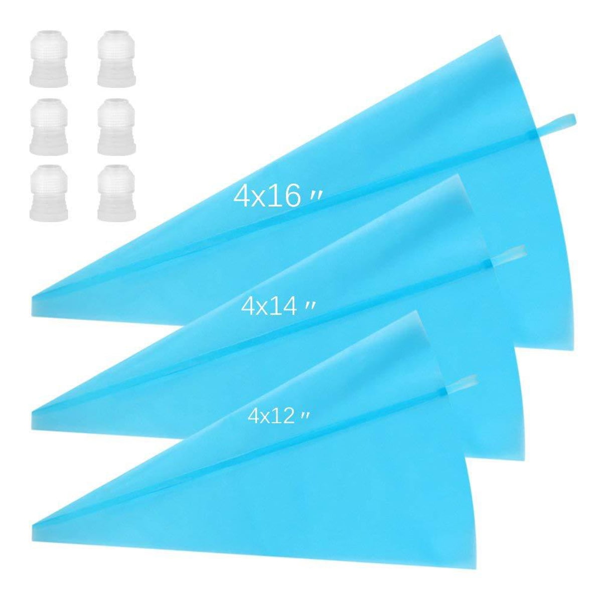 HEATSHAKING 28Pcs Piping Bags Set Tpu Assorted Color Reinforced Seam ...