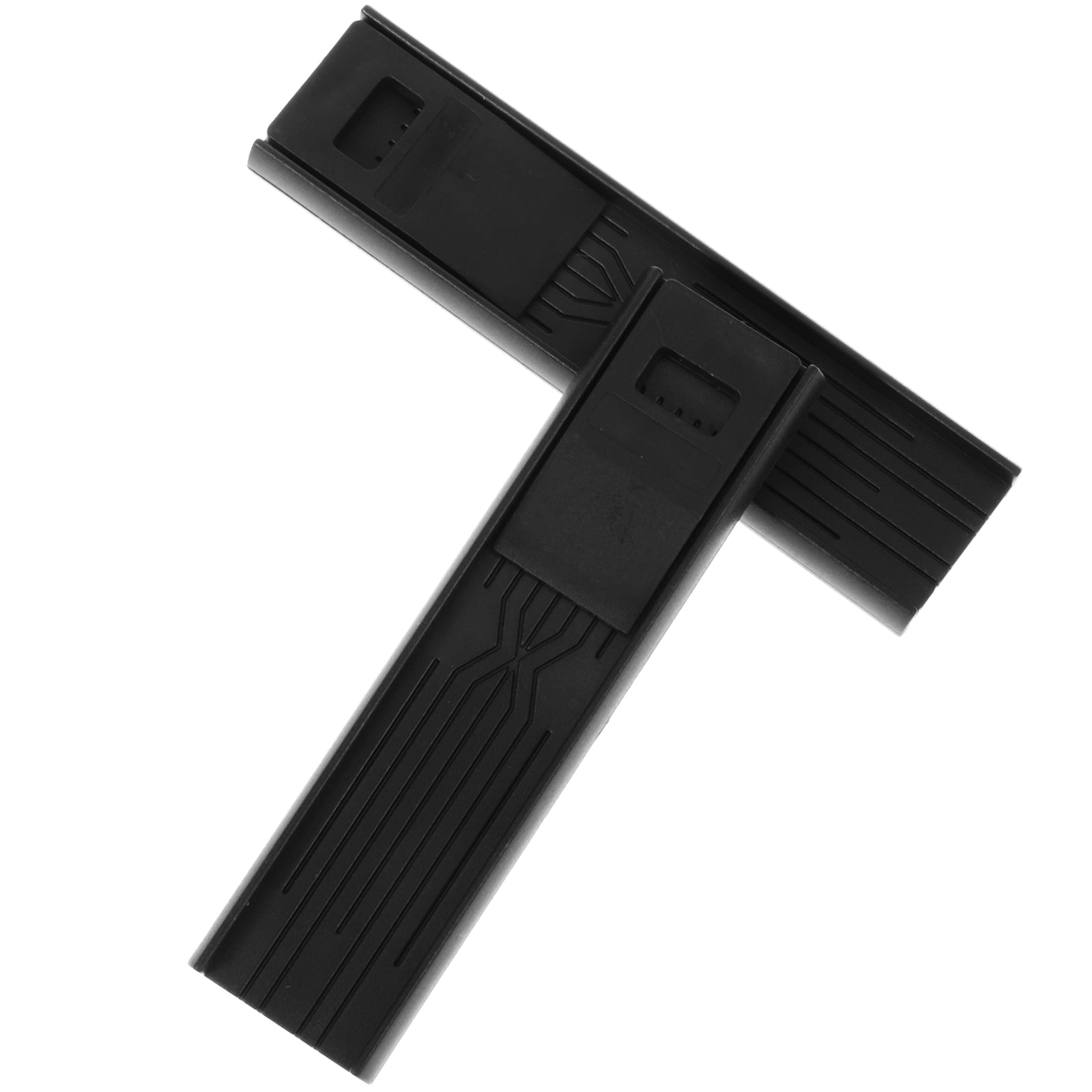 HEATSHAKING 2Pack Black ABS Rectangular Whistle Buckle Portable for ...