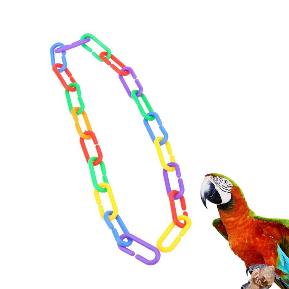 HEATSHAKING 2Pack Educational Chain Bird Chew Toys for Small Birds ...