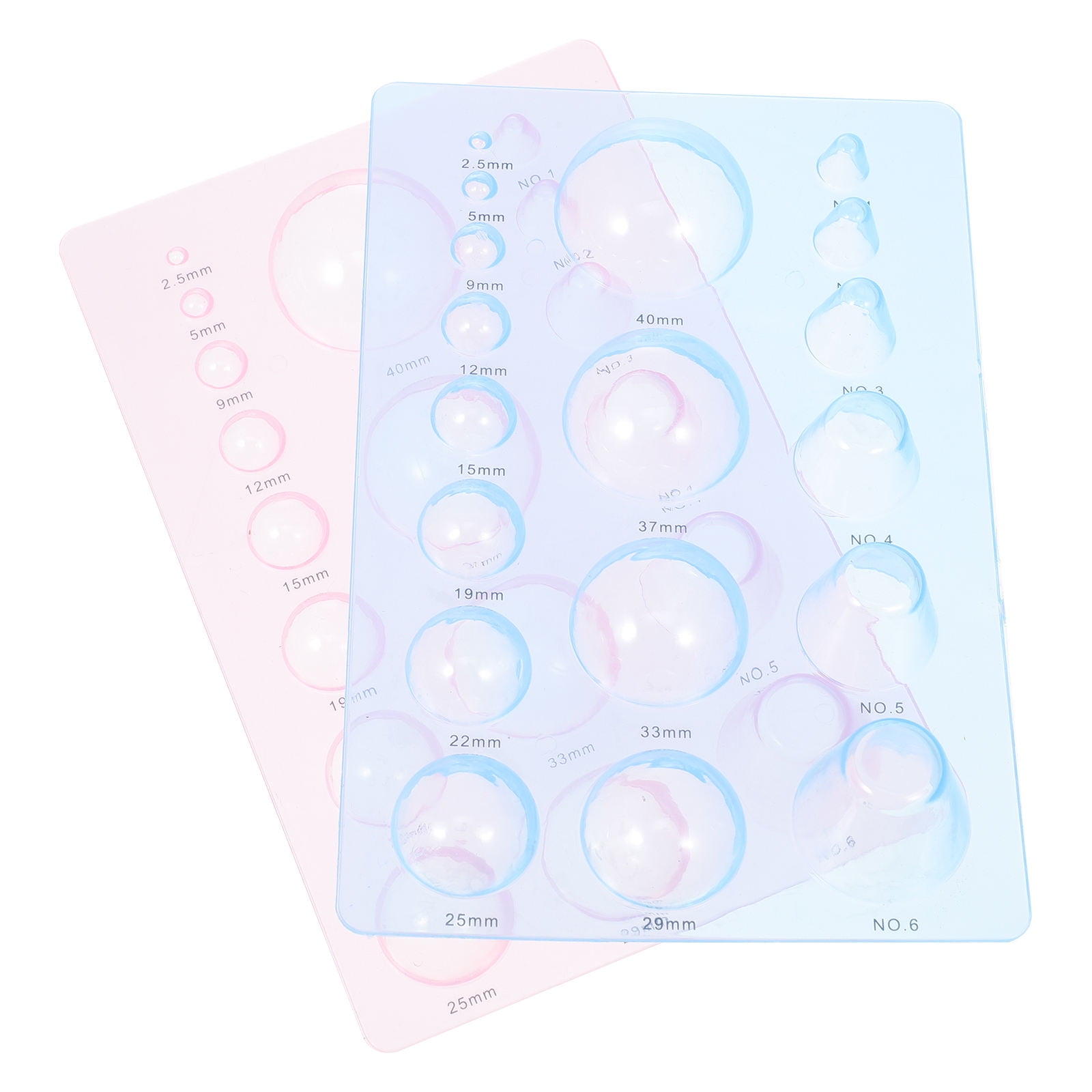 HEATSHAKING 2Pcs Ball Shaped Gauges For 3D Clay Crafting .74X5.07X1 ...