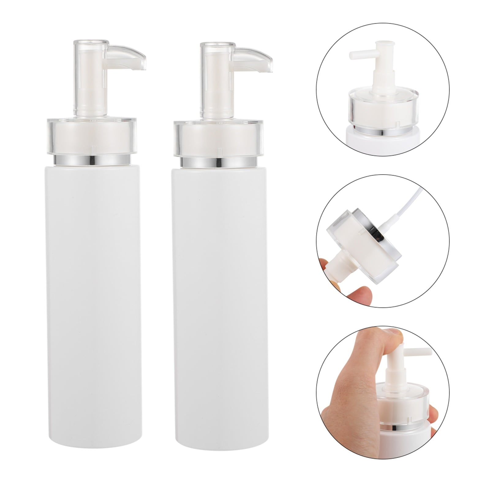 HEATSHAKING 2Pcs Lotion Bottle Pump Dispenser Bottles 19.50X4.50X4.50in ...