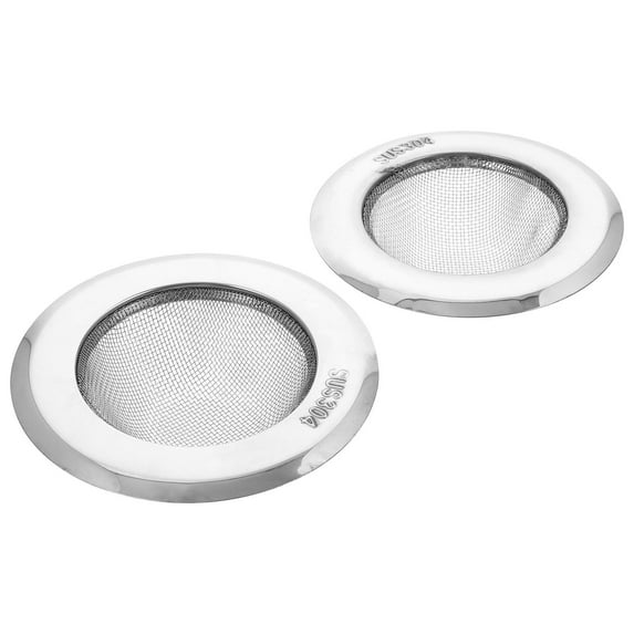 HEATSHAKING 2Pcs Stainless Steel Sink Strainers Mesh Design for Kitchen ...