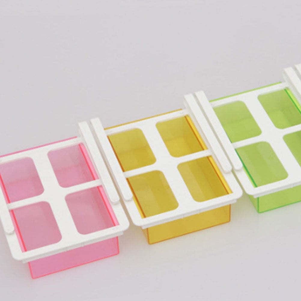 HEATSHAKING 30 Pack Refrigerator Holder Green Abs Material Rectangular ...