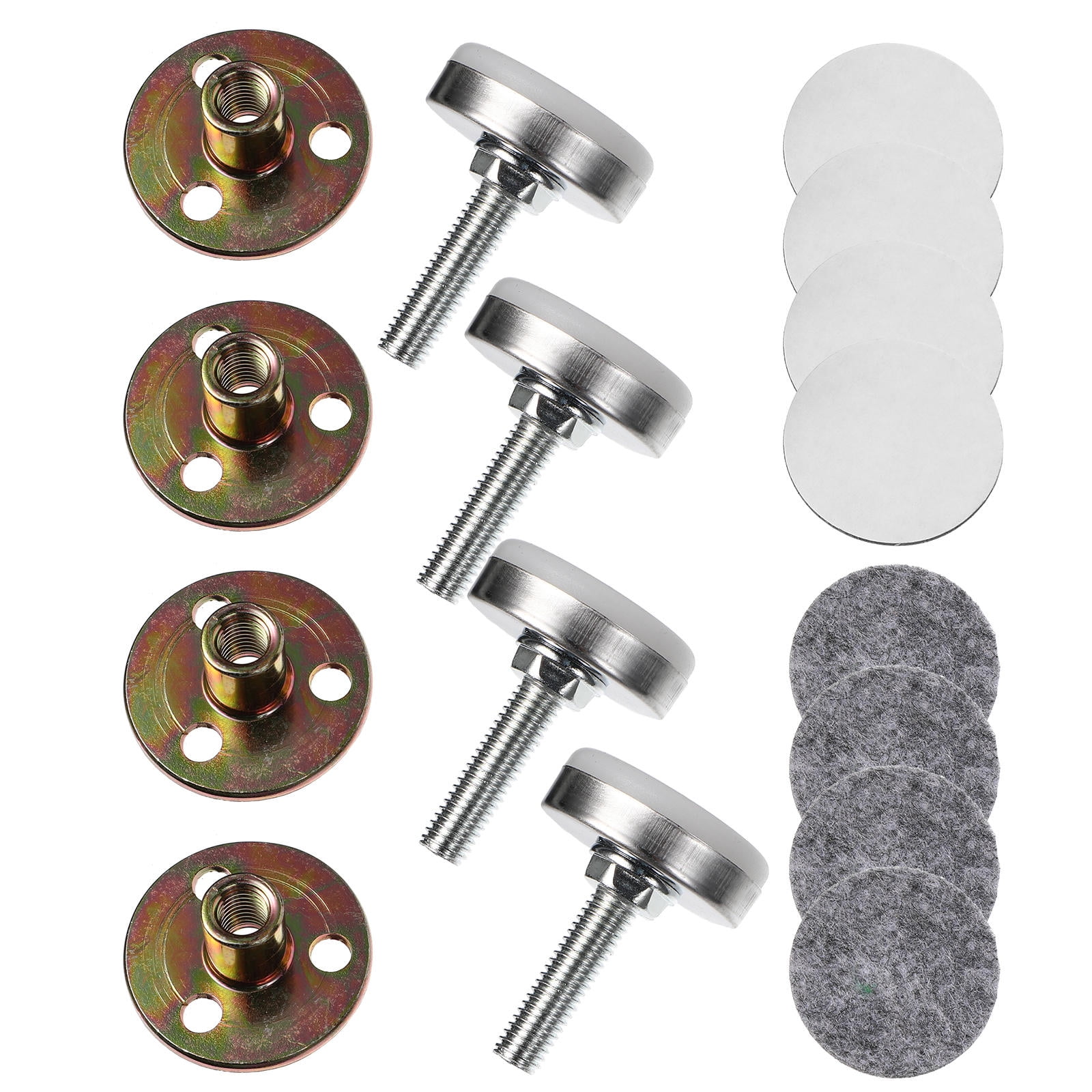 HEATSHAKING 4Pcs Furniture Levelers Iron Heavy Duty Furniture Risers ...