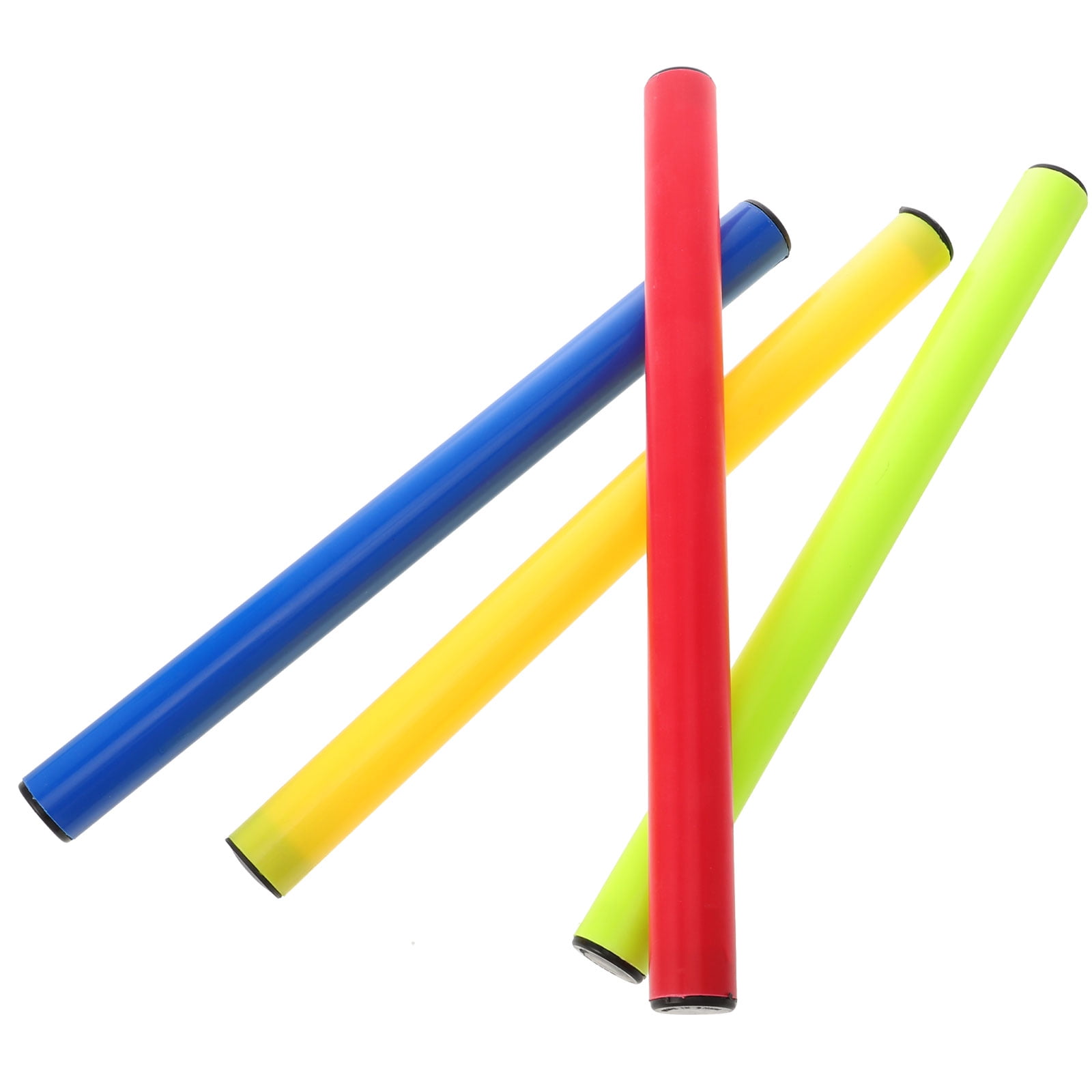 HEATSHAKING Racing Games Outdoor 4Pcs 11.8In Cylindrical Plastic Relay ...