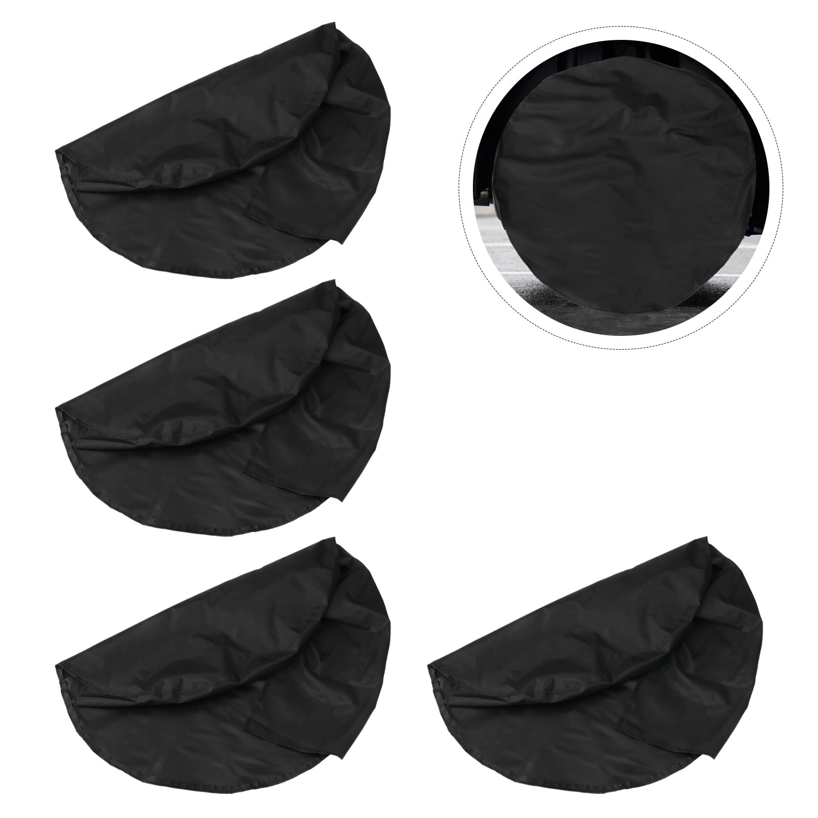 HEATSHAKING 4Pcs Waterproof Canvas Tire Cover for Car Truck SUV Camper ...