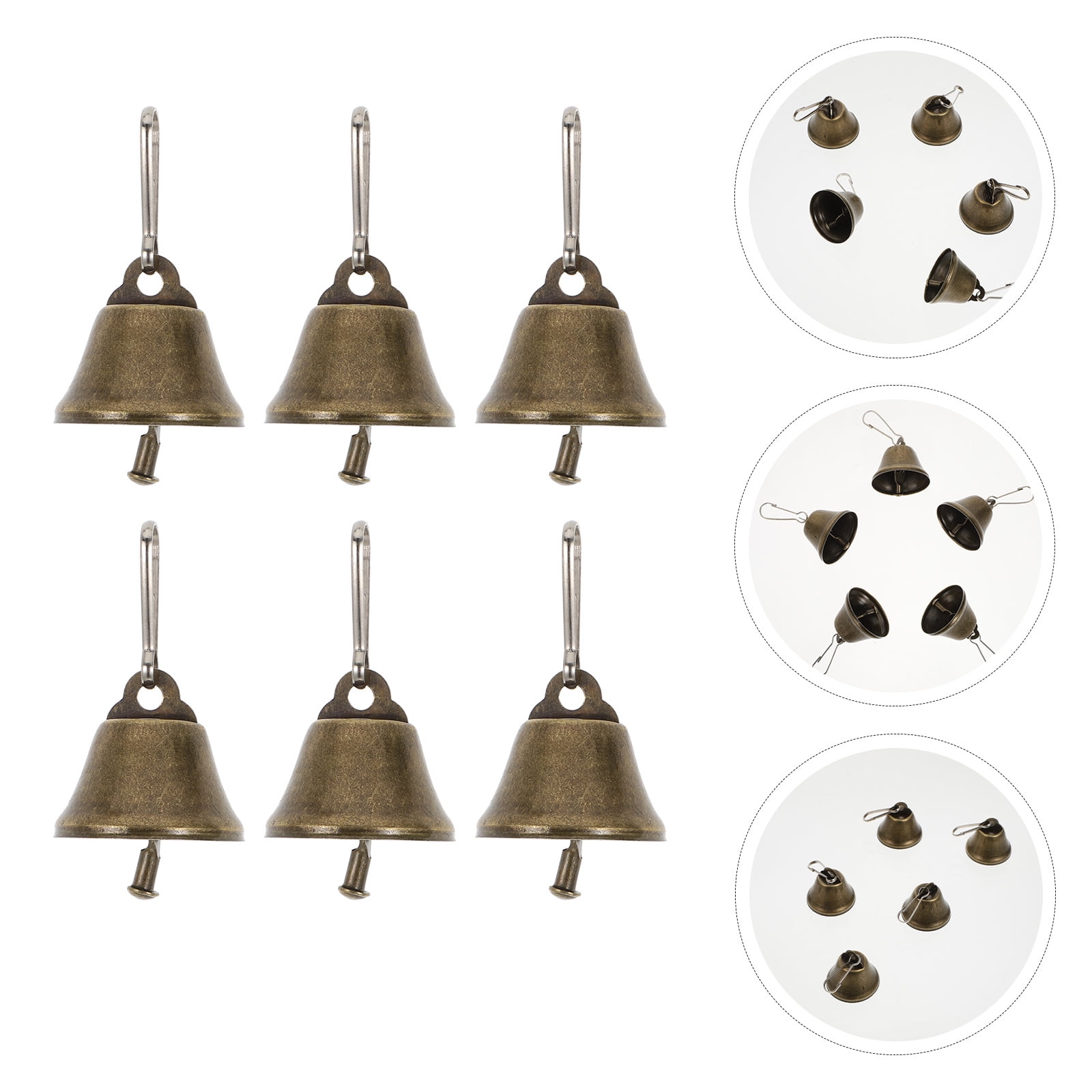 HEATSHAKING 4Set Golden Copper Festive Bell for Party and Festival ...