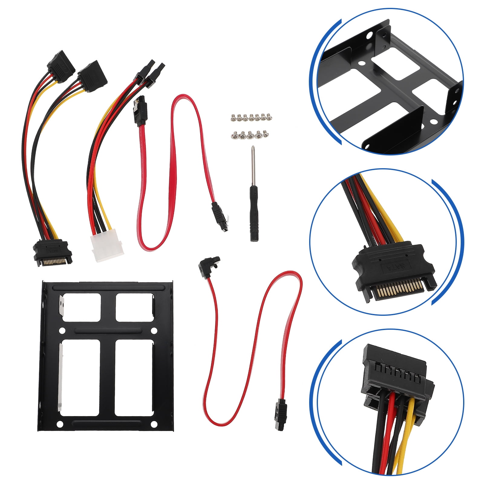HEATSHAKING 4Set Internal Drive Bay Converter for Heat Dissipation and ...