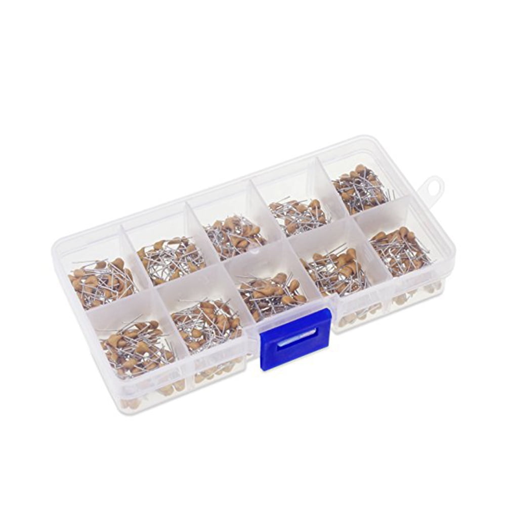 HEATSHAKING 500Pcs Monolithic Ceramic Electrolytic Capacitor Assorted ...