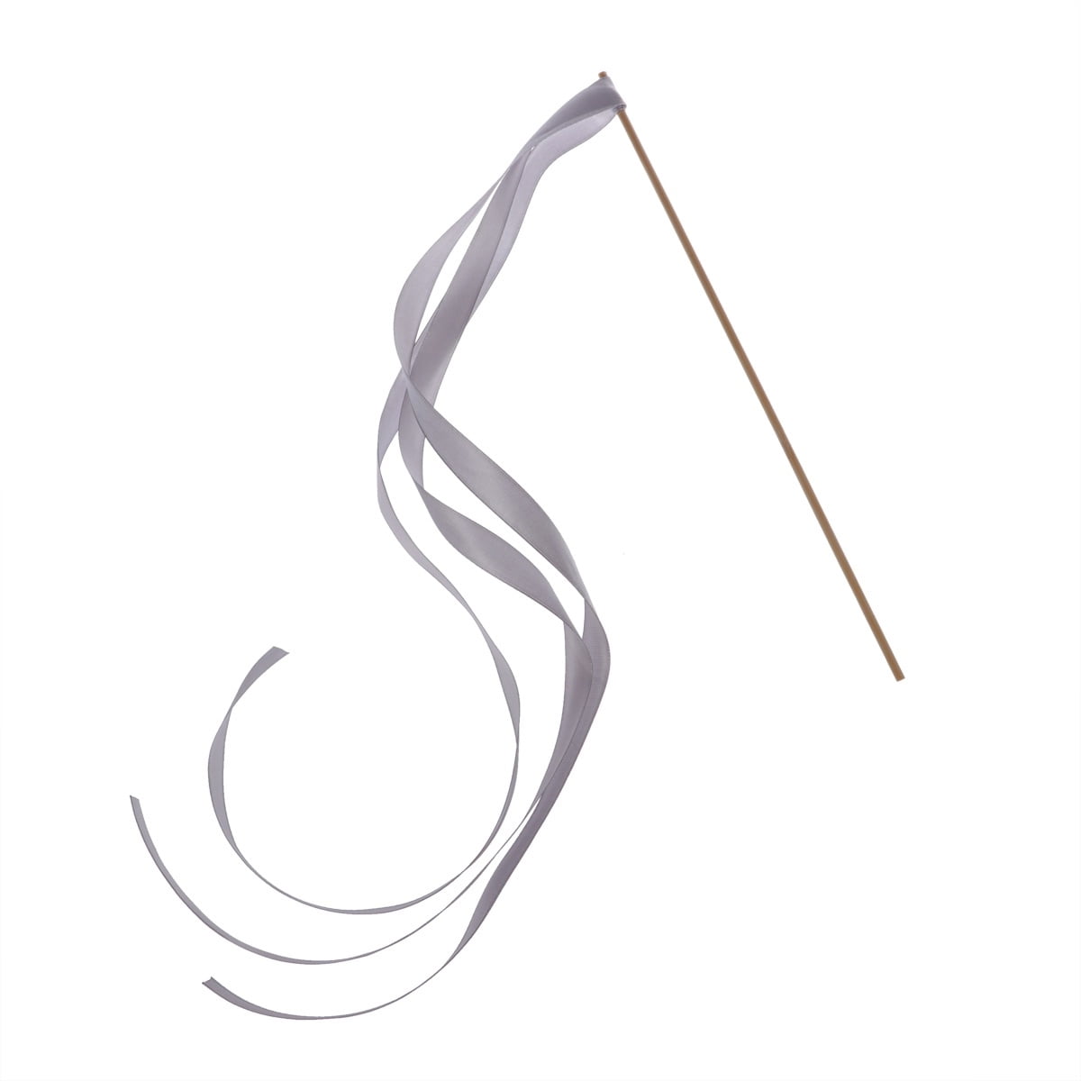 HEATSHAKING 50Pack Fairy Sticks Wooden Stick 1.5cm Ribbon Width Party ...