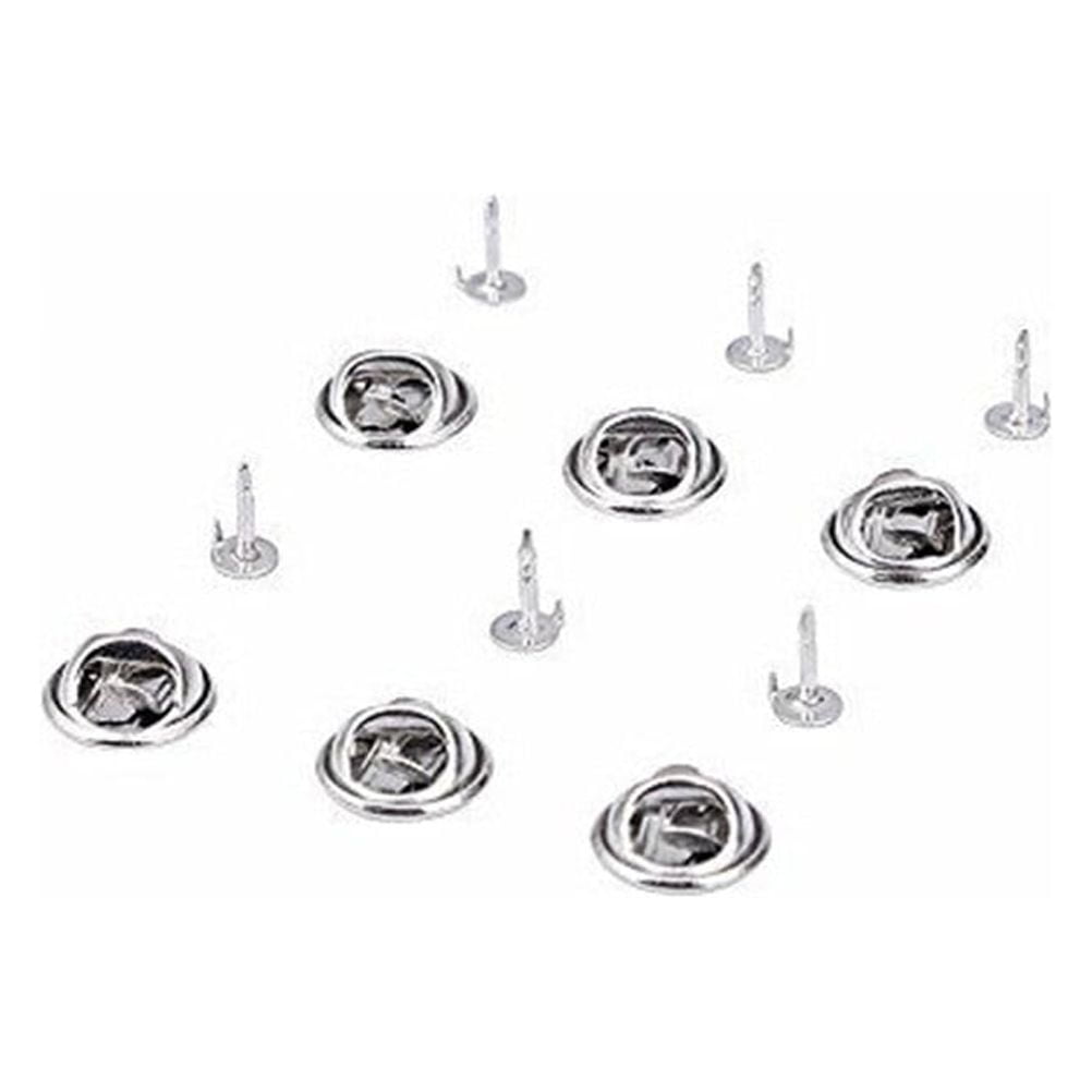 HEATSHAKING 50Pcs Clutch Pin Backs Copper Nickel 1.1*1.1cm for Name ...