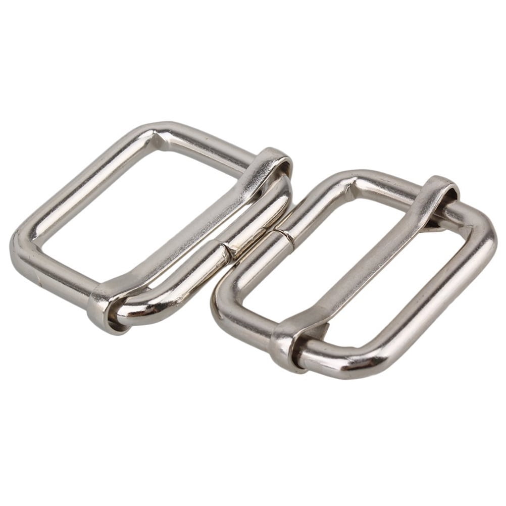 HEATSHAKING 51Pack Sliding Bar Metal Slide Buckles Rectangular Shape ...