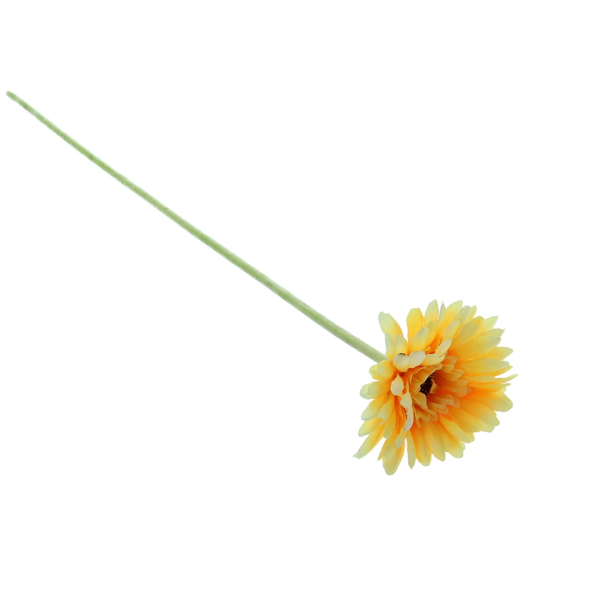 HEATSHAKING 5Pcs Fake Yellow Gerbera Wedding Party Decoration Fabric ...