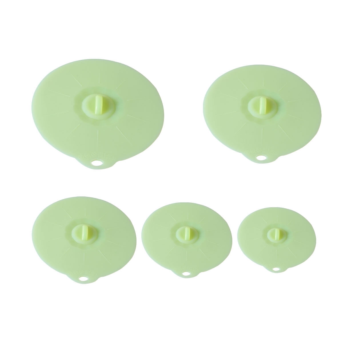 HEATSHAKING 5Pcs Watertight Silicone Lids for Bowls and Pots 12.4 x 11 ...