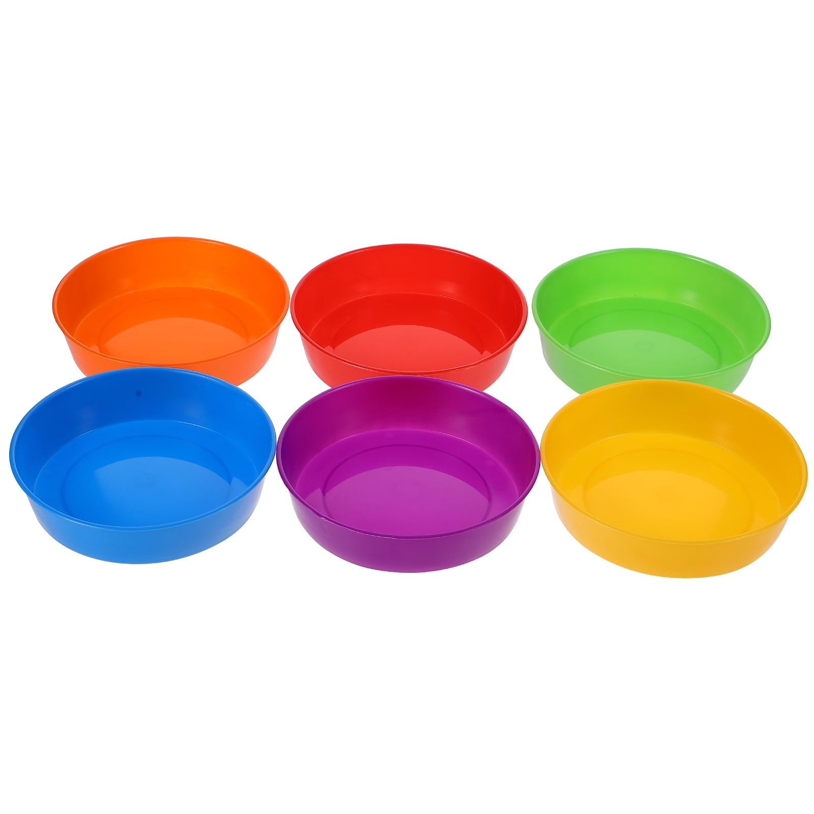 HEATSHAKING 6Pcs Paint Trays for Children Assorted Color Plastic ...