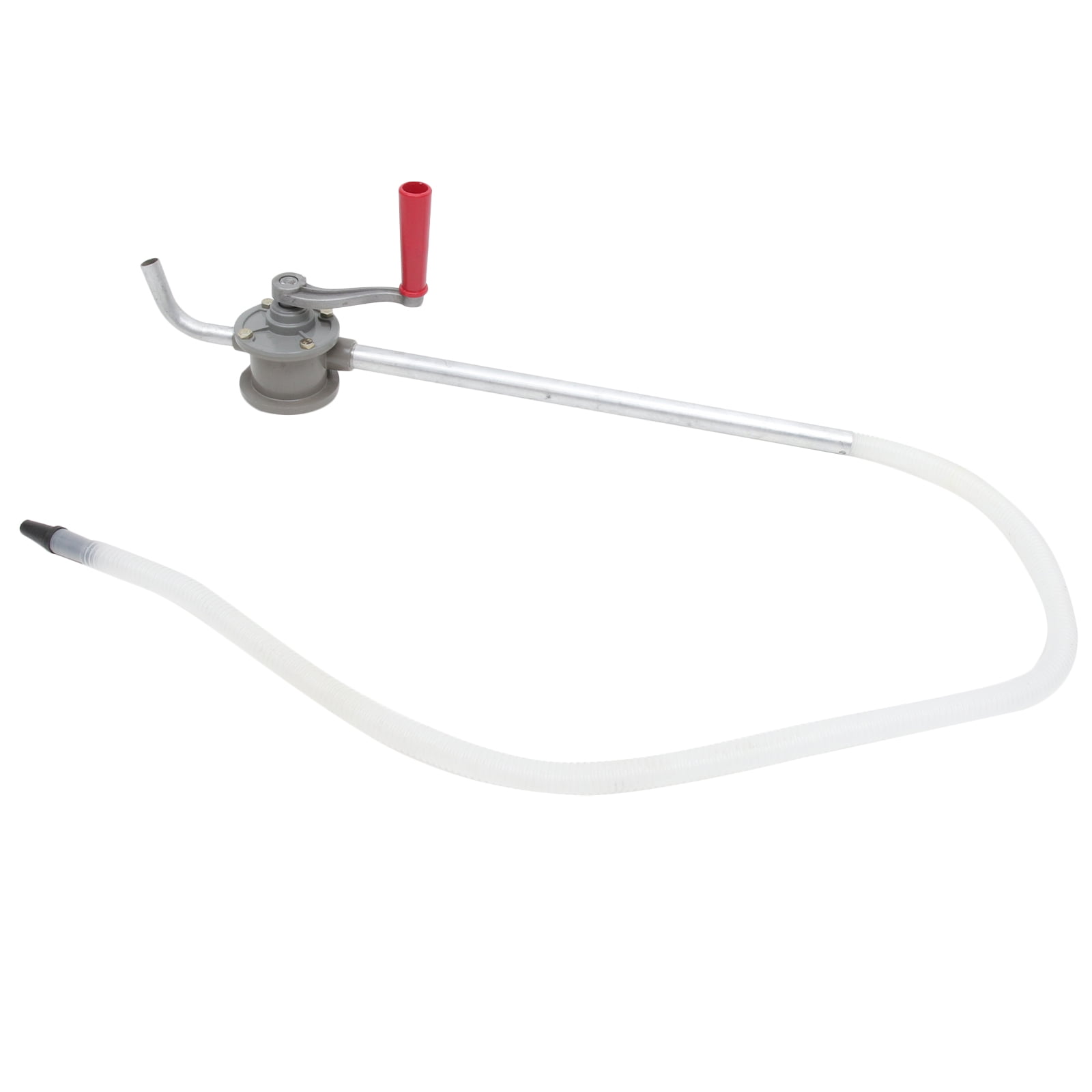 HEATSHAKING 7Pcs Aluminum Drum Rotary Hand Pump Silver 3.15X2.36X2.36in ...