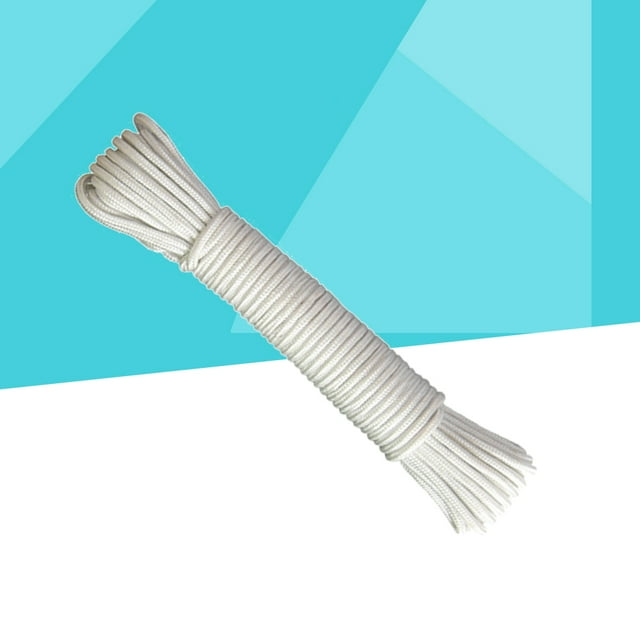 HEATSHAKING Braided Nylon Rope 50m 6mm Good Absorption Capacity for ...