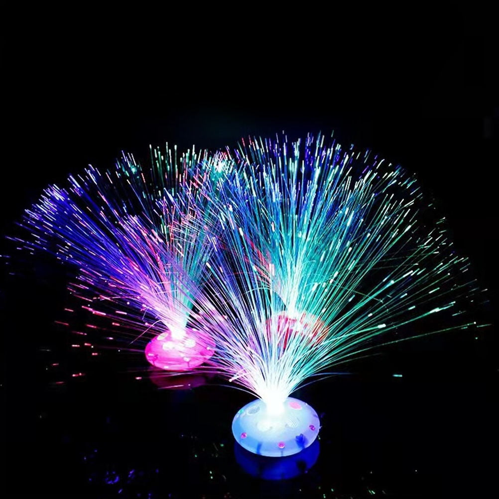HEATSHAKING Fiber Optic Lights 12Pcs Plastic Material with Gemstone ...