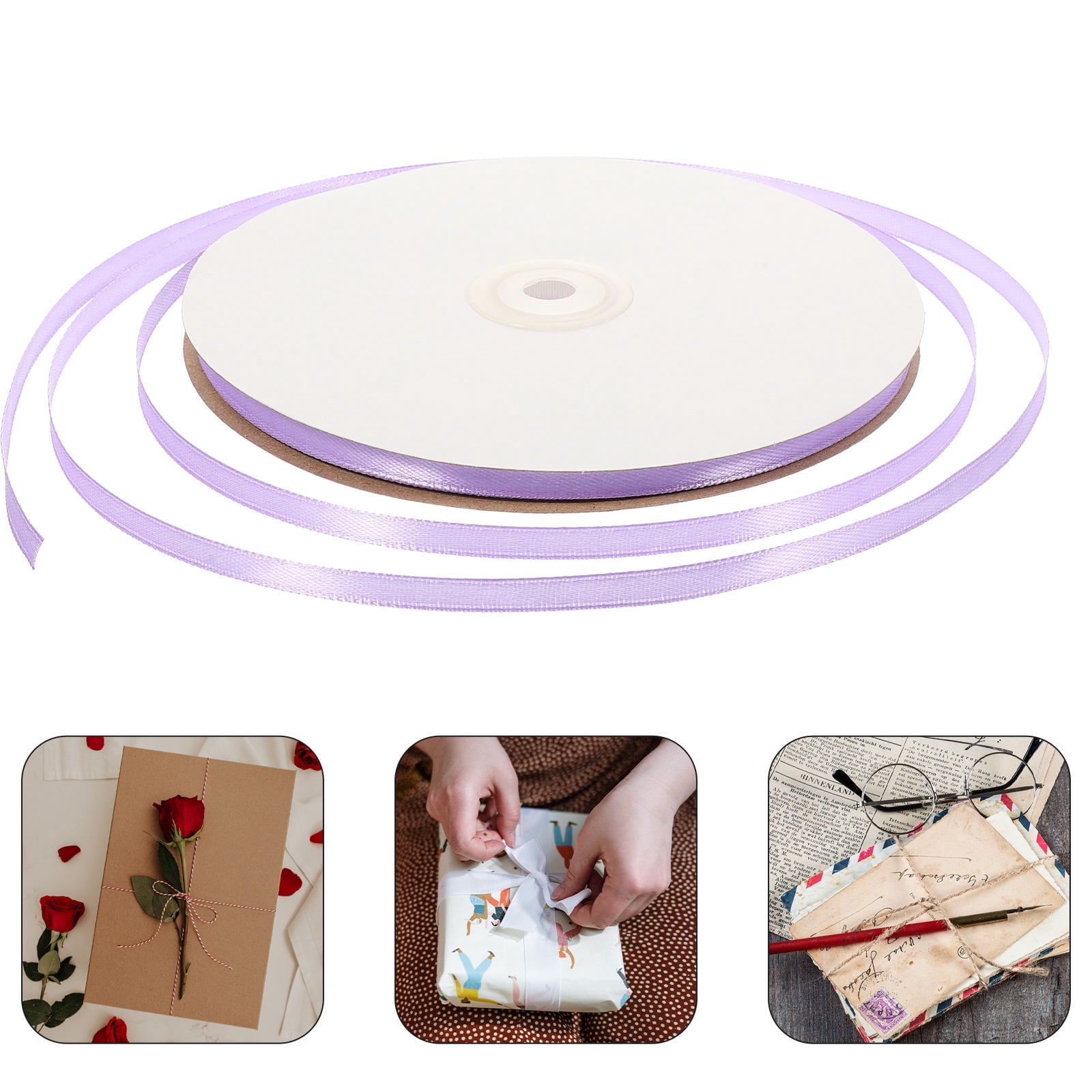 HEATSHAKING Lavender Polyester Ribbon 1Pack for Butterfly Shaping and ...