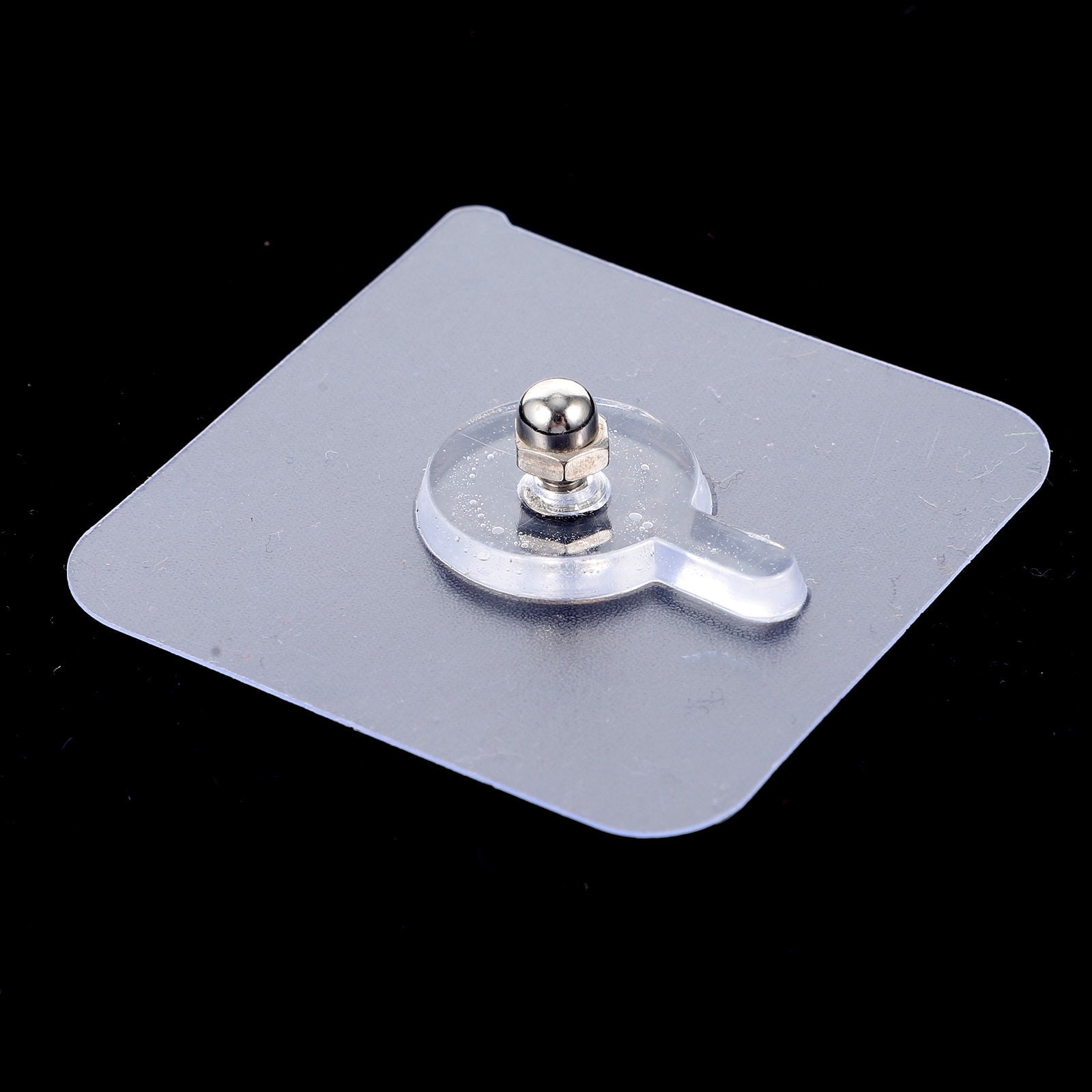 HEATSHAKING No Drill Picture Hangers 12Set Screw Stickers Transparent ...