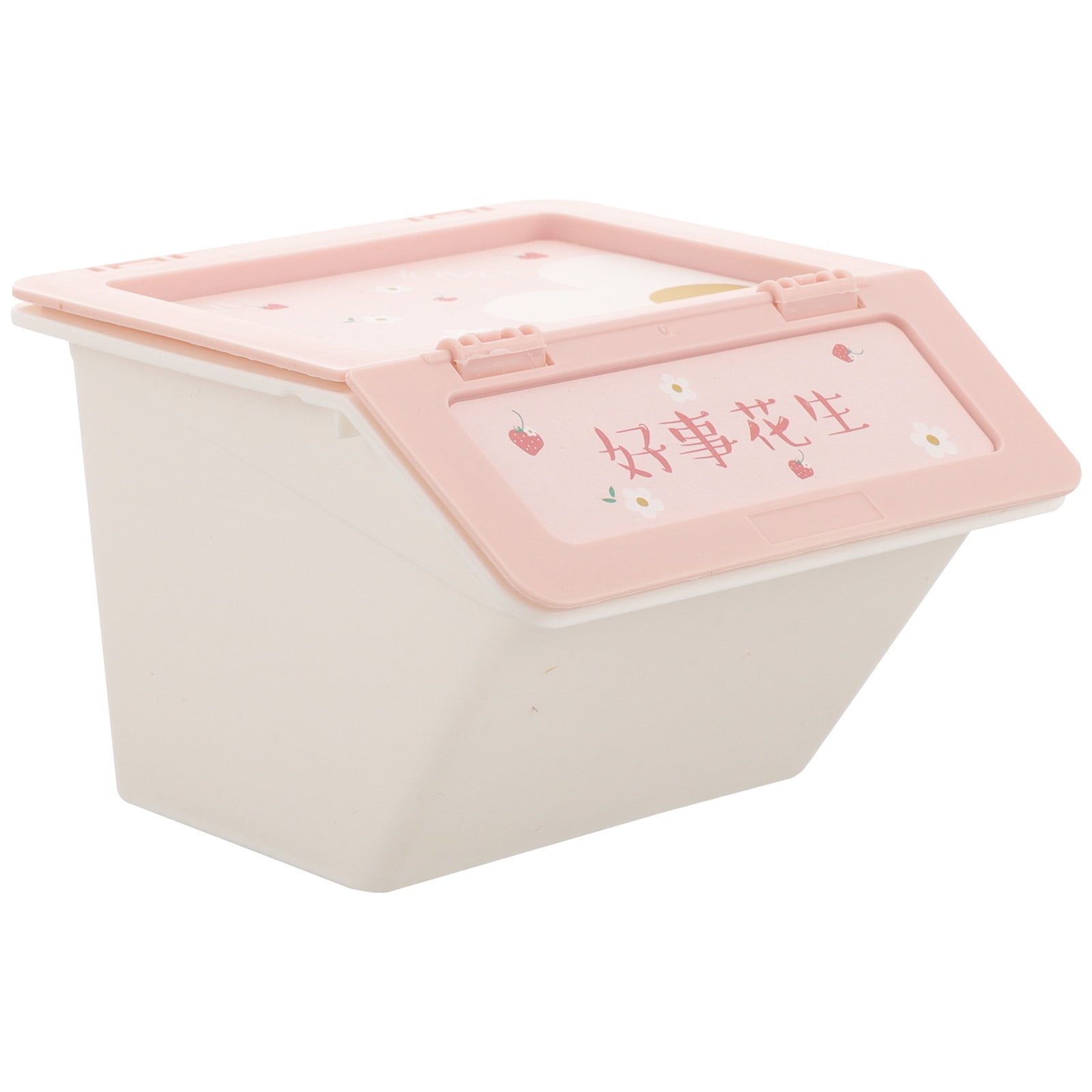 HEATSHAKING Plastic Storage Containers 1Set Pink Color For Vanity ...