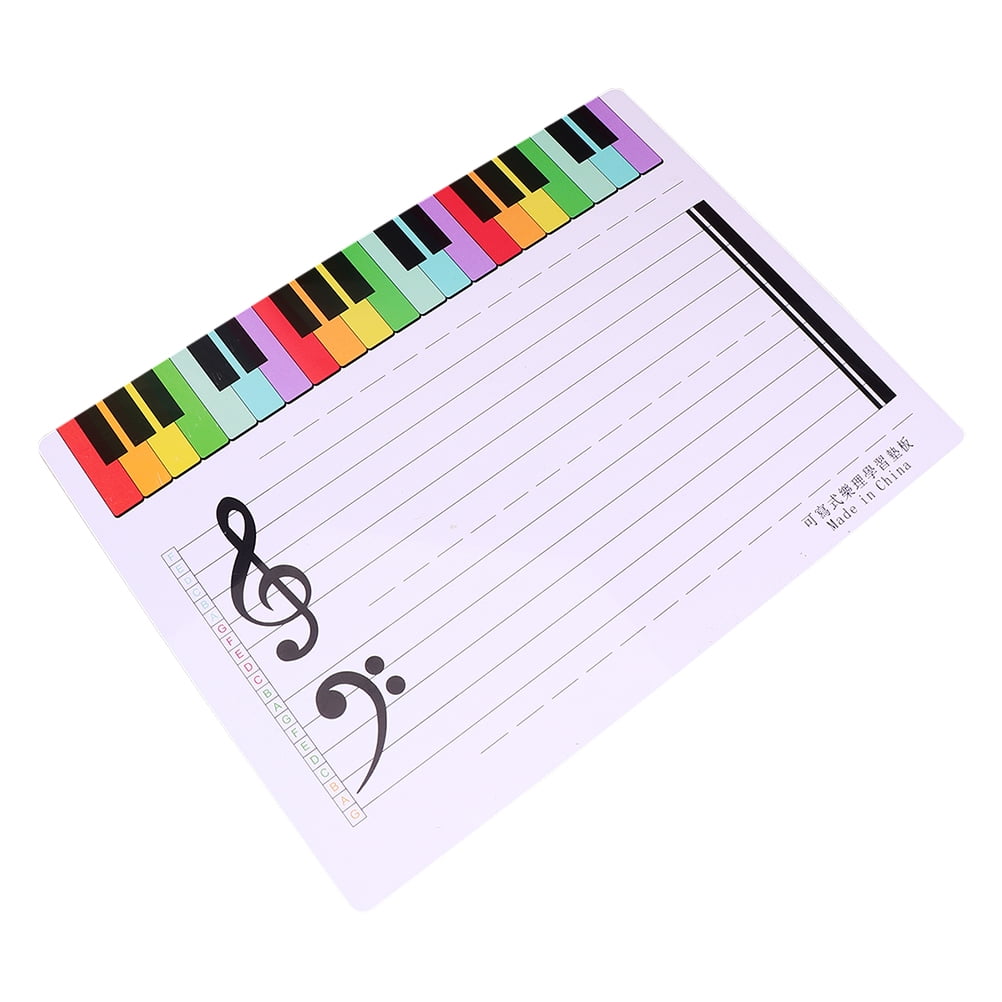 HEATSHAKING Rectangular 1Pcs Piano Erasable Board Assorted Color For ...