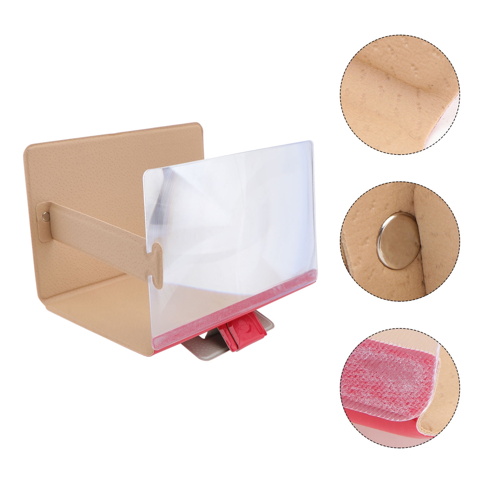 HEATSHAKING Rectangular Shape 1Pack Cellphone Screen Magnifier With ...