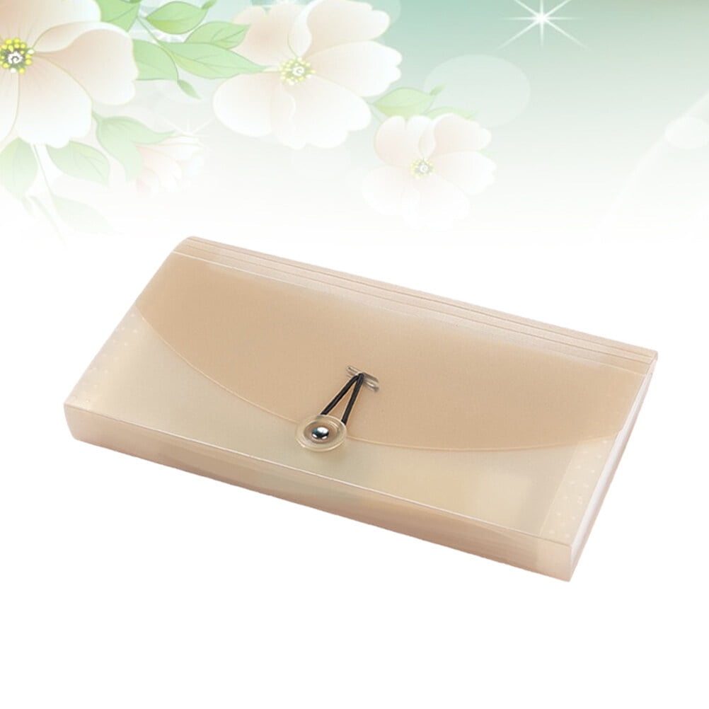 HEATSHAKING Semi Transparent Document Holder Folder 1Set for Important ...