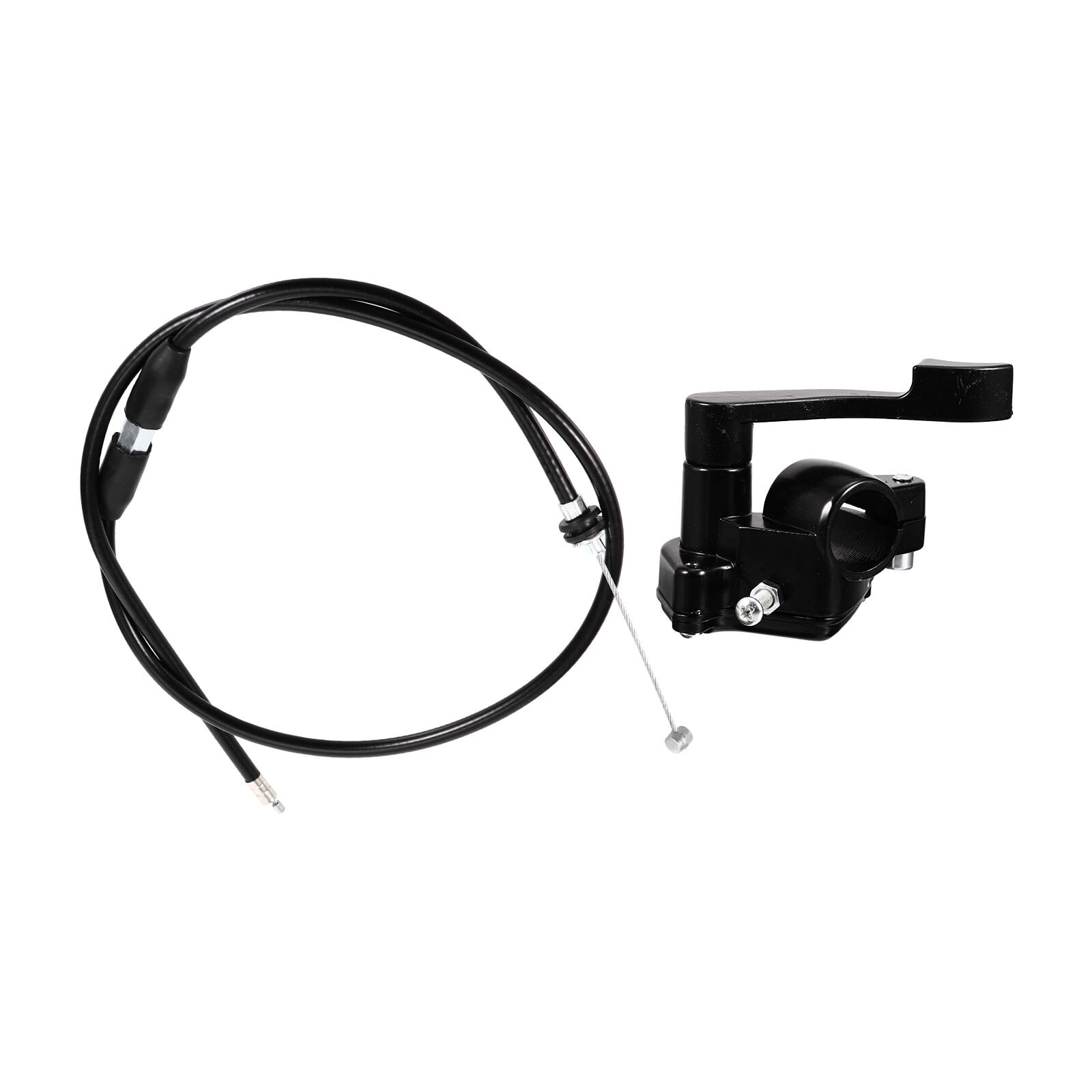 HEATSHAKING Thumb Throttle Cable 1 Set Black Aluminum Motorcycle Throttle Lever For Dirt Bike ...