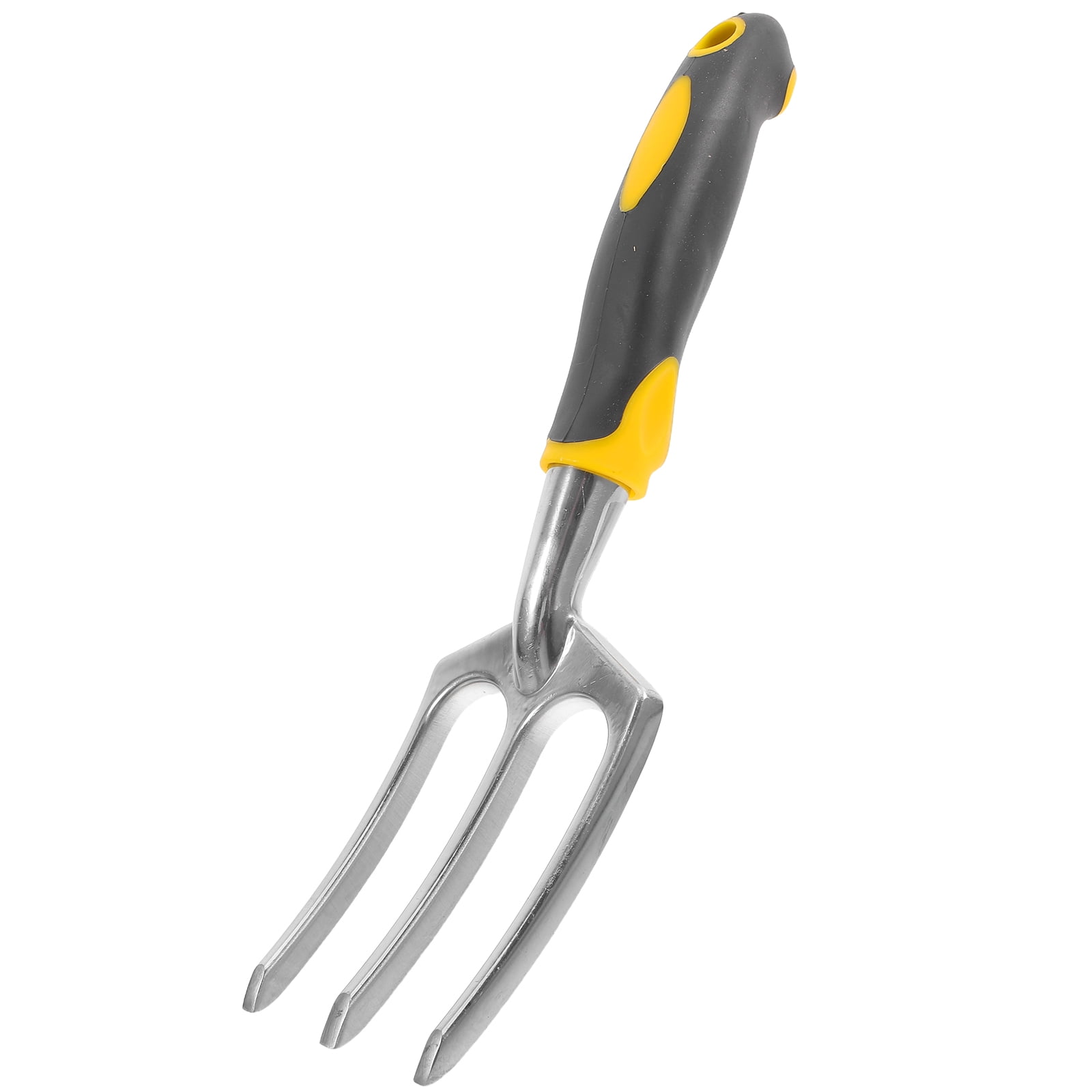 HEATSHAKING Yellow Three-Pronged Garden Hand Fork Tool For Flower ...