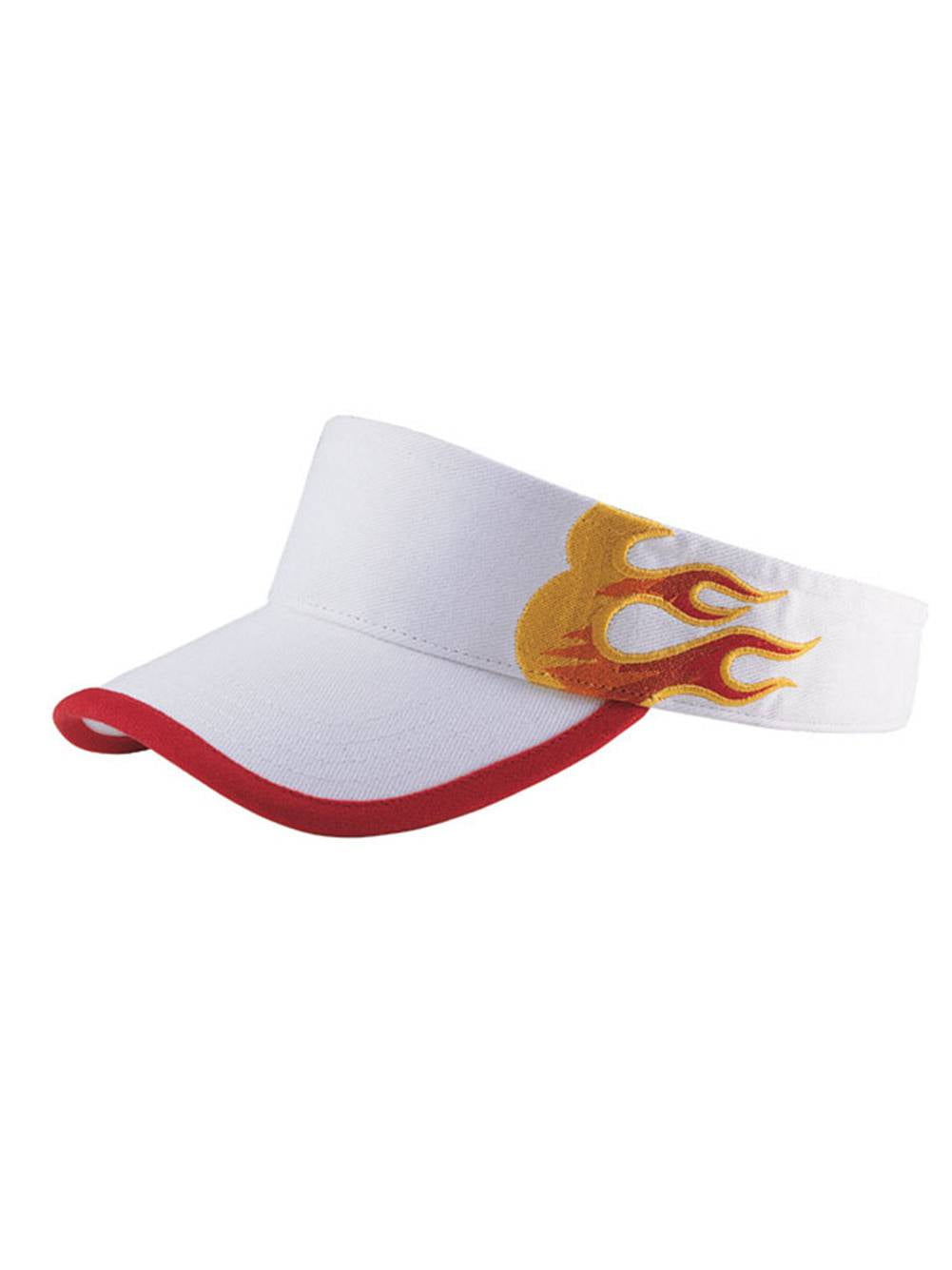 HEAVY BRUSHED FLAME VISOR, White - Walmart.com