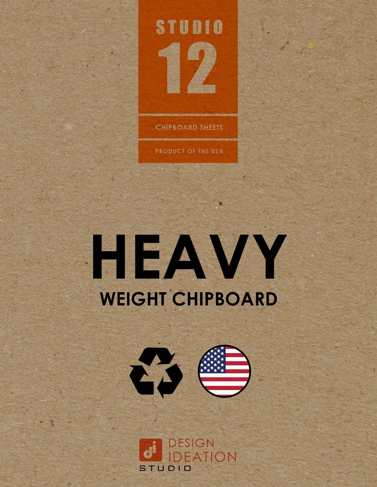 HEAVY Chipboard Sheets. Economy Pack. STUDIO 12 brand. Loose Sheet Pack ...