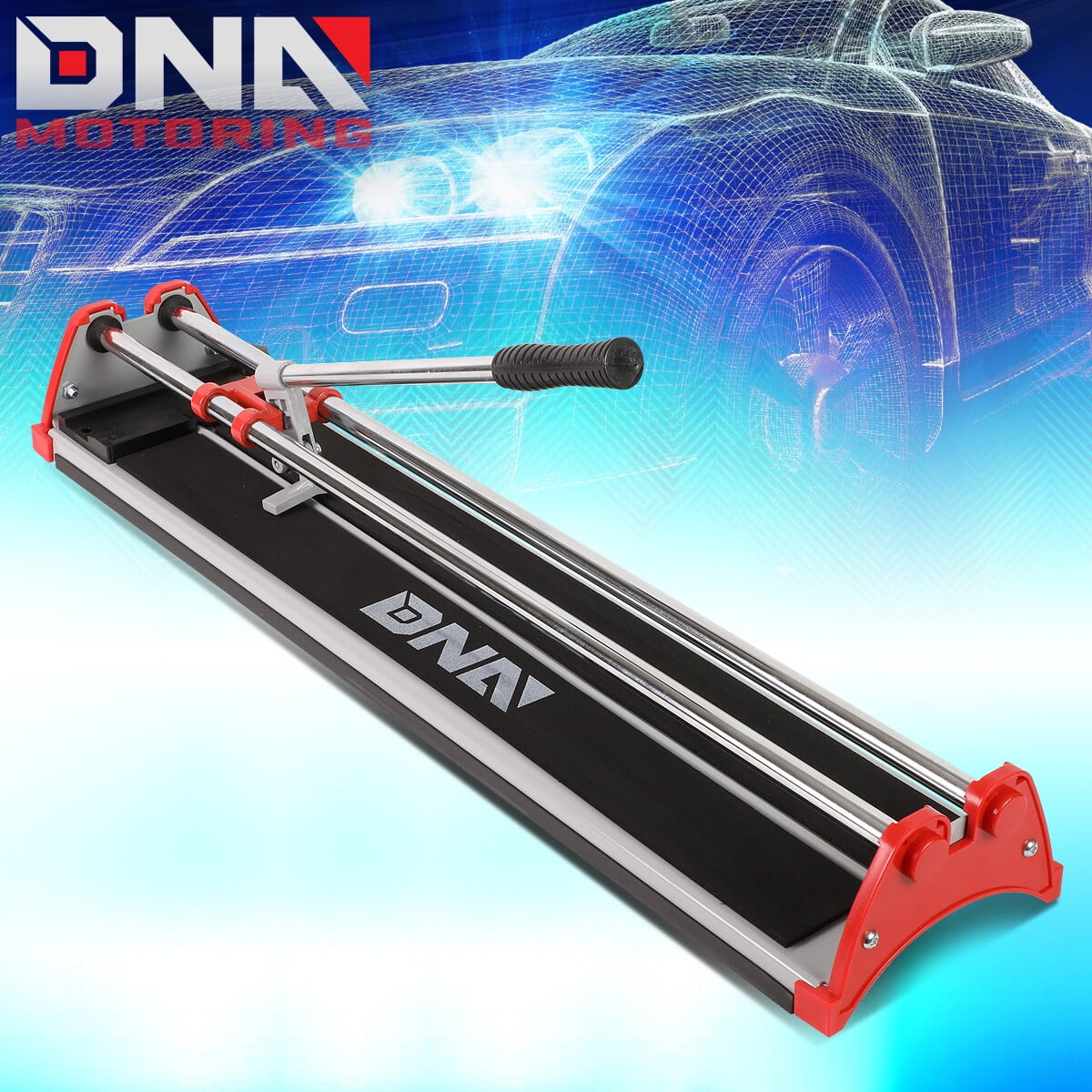 HEAVY DUTY 600MM MANUAL STRAIGHT FLOOR WALL TILE CUTTER W/ADJUSTABLE ...