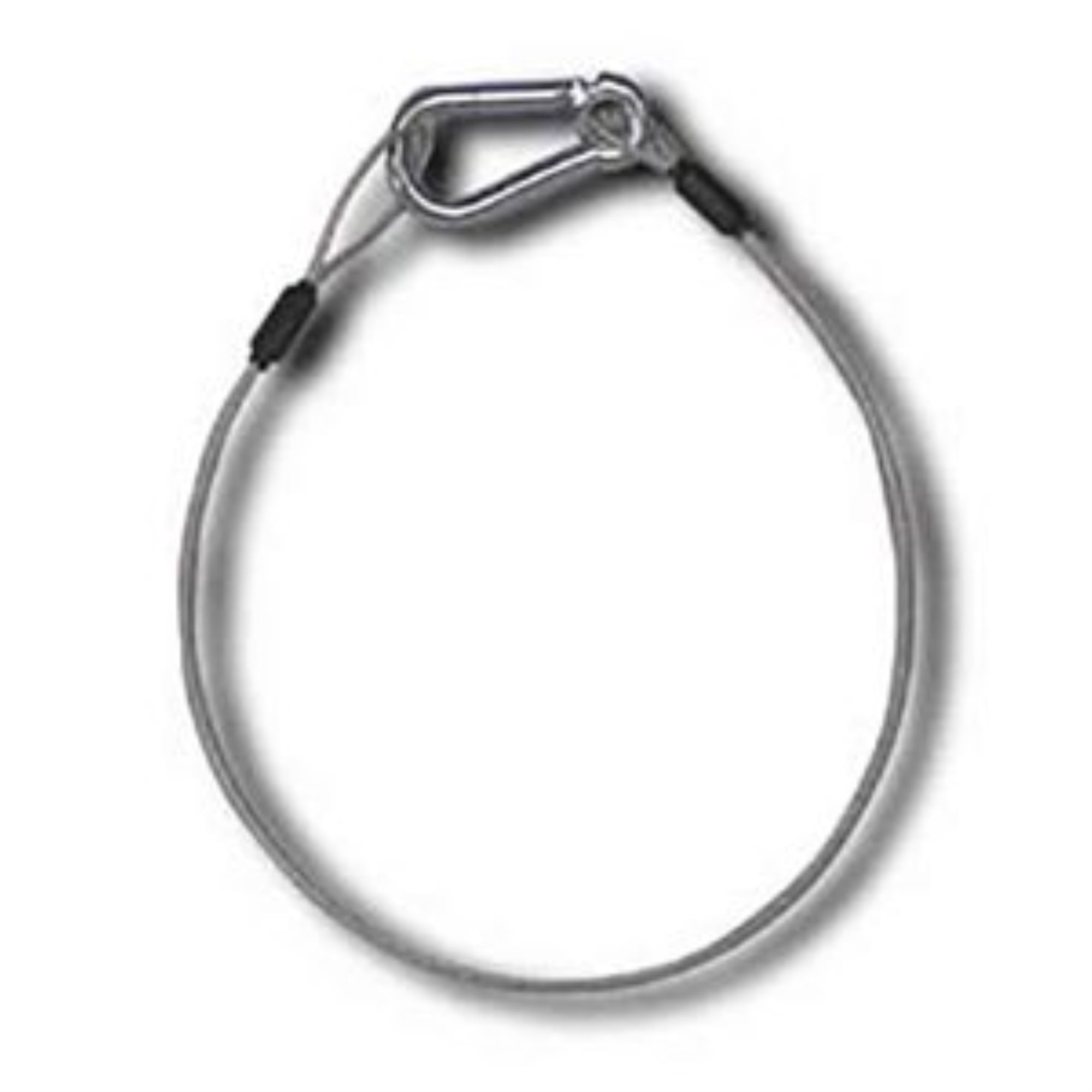 HEAVY-DUTY SAFETY CABLE, 18" LONG WITH EXTRA LARGE SPRING HOOK ...