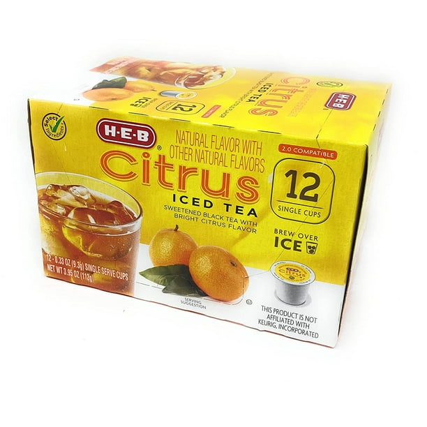 HEB Citrus Ice Tea Single Serve Pods - 12 count - Walmart Business Supplies
