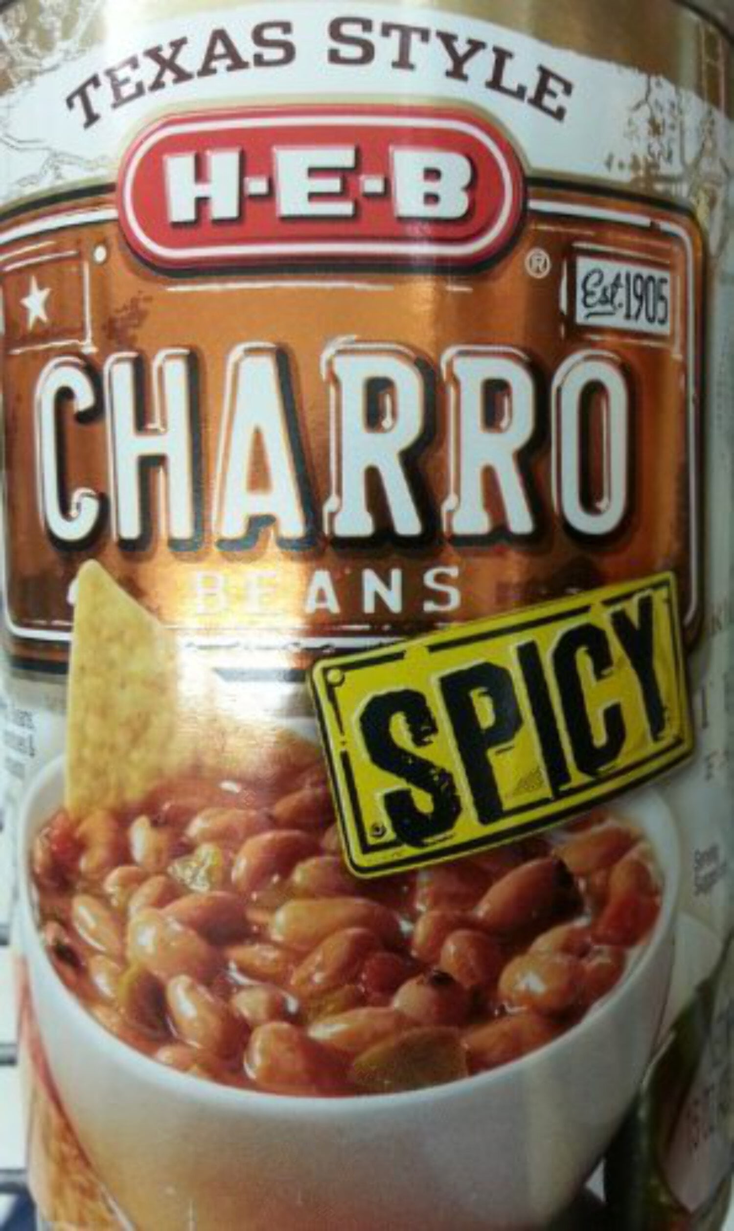 HEB Texas Style Charro Beans, Spicy 15 Oz Can (Pack of 6) - Walmart.com