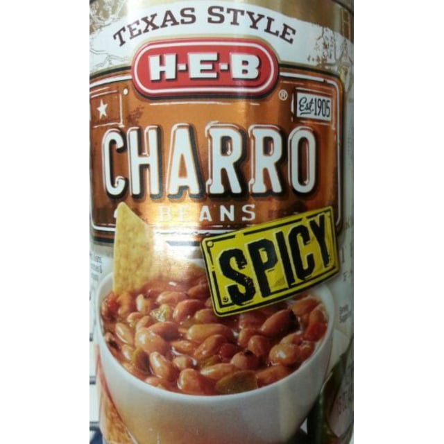 HEB Texas Style Charro Beans, Spicy 15 Oz Can (Pack of 6) - Walmart.com