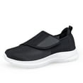 Hebeleena Diabetic Shoes Wide Toe Box Shoes Women Edema Walking Sneakers For Elderly Swollen