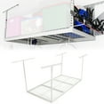 HECASA 72" x 36" Overhead Garage Storage Rack Adjustable 3x6 Ceiling ...