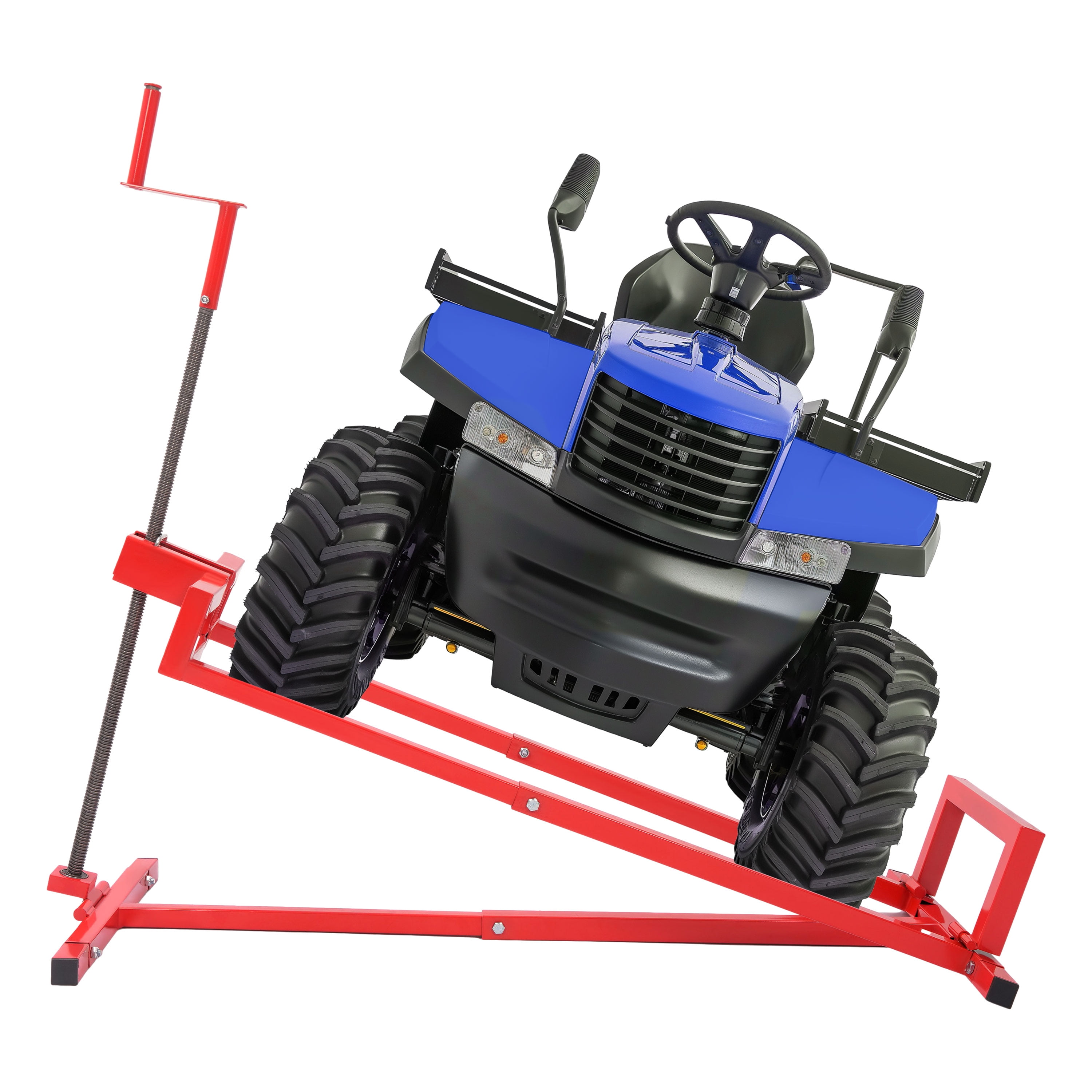 HECASA Adjustable Height Lawn Tractor Lift - Telescoping Hoist for ...