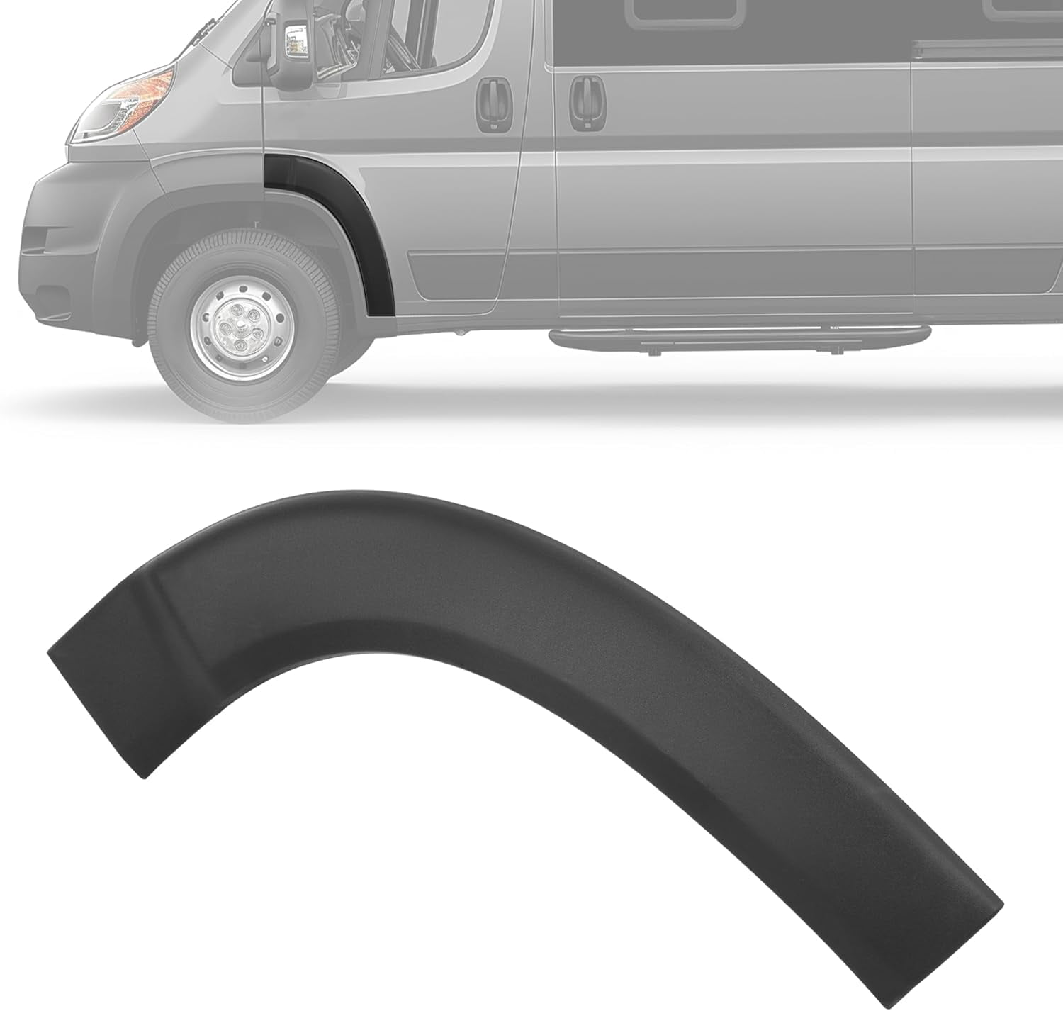 HECASA Front Molding Wheel Trim Fender Flare Compatible with 2019-2022 ...