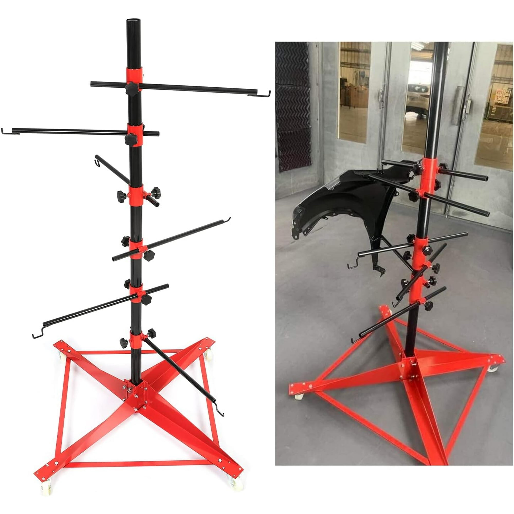 HECASA Panel Tree Paint Stand Panel Holder Adjustable Center Post Hang ...