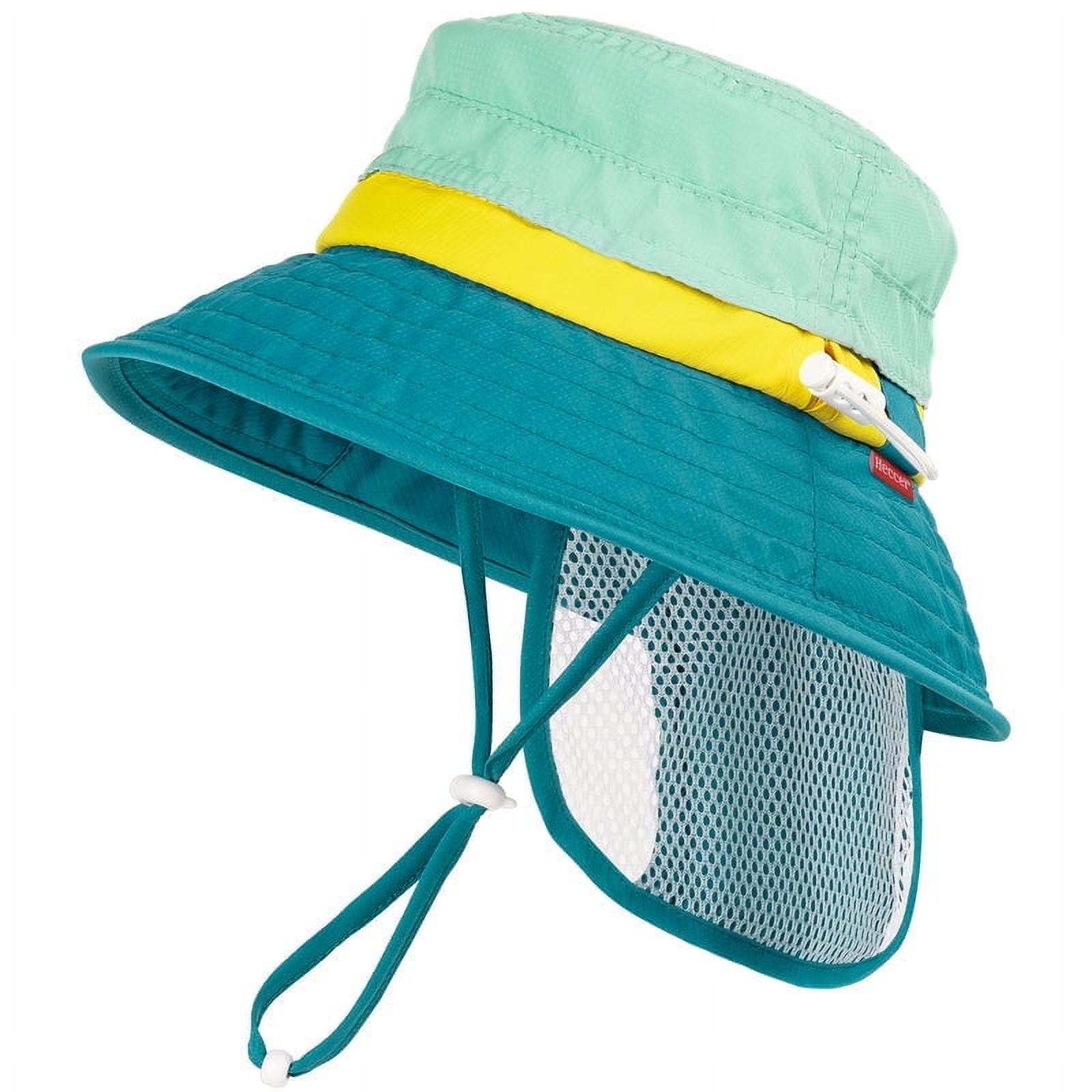 HECCEI Infant Sun Hat UPF 50+ Sun Protection Hat, 6-24 Months, Green ...