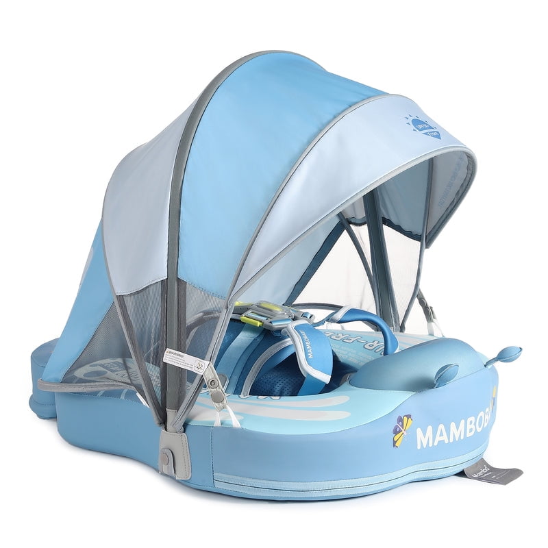HECCEI Mambobaby Float Baby Pool Float with Canopy Baby Float Infant ...