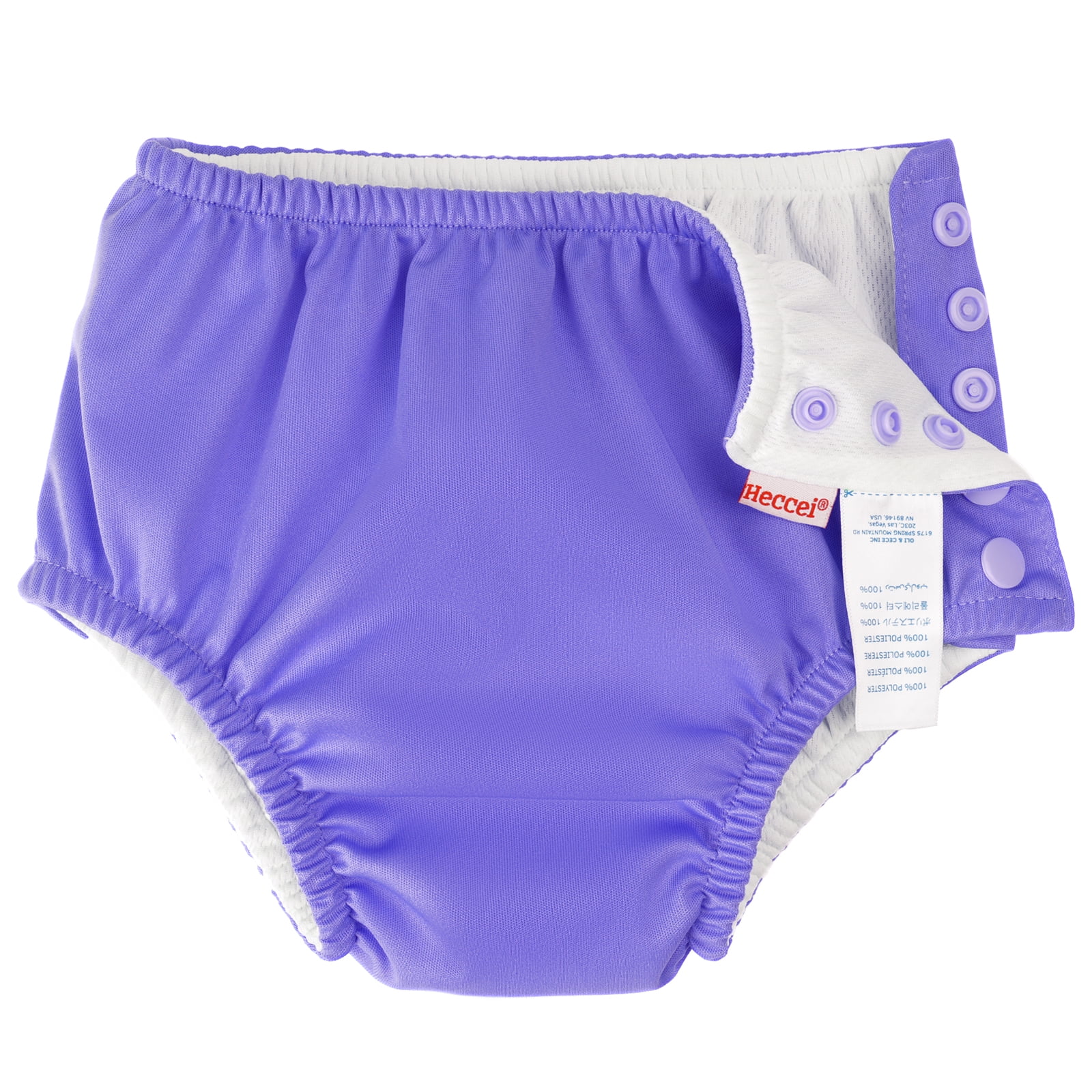 HECCEI Reusable Swim Diaper - Purple - 3T - Walmart.com
