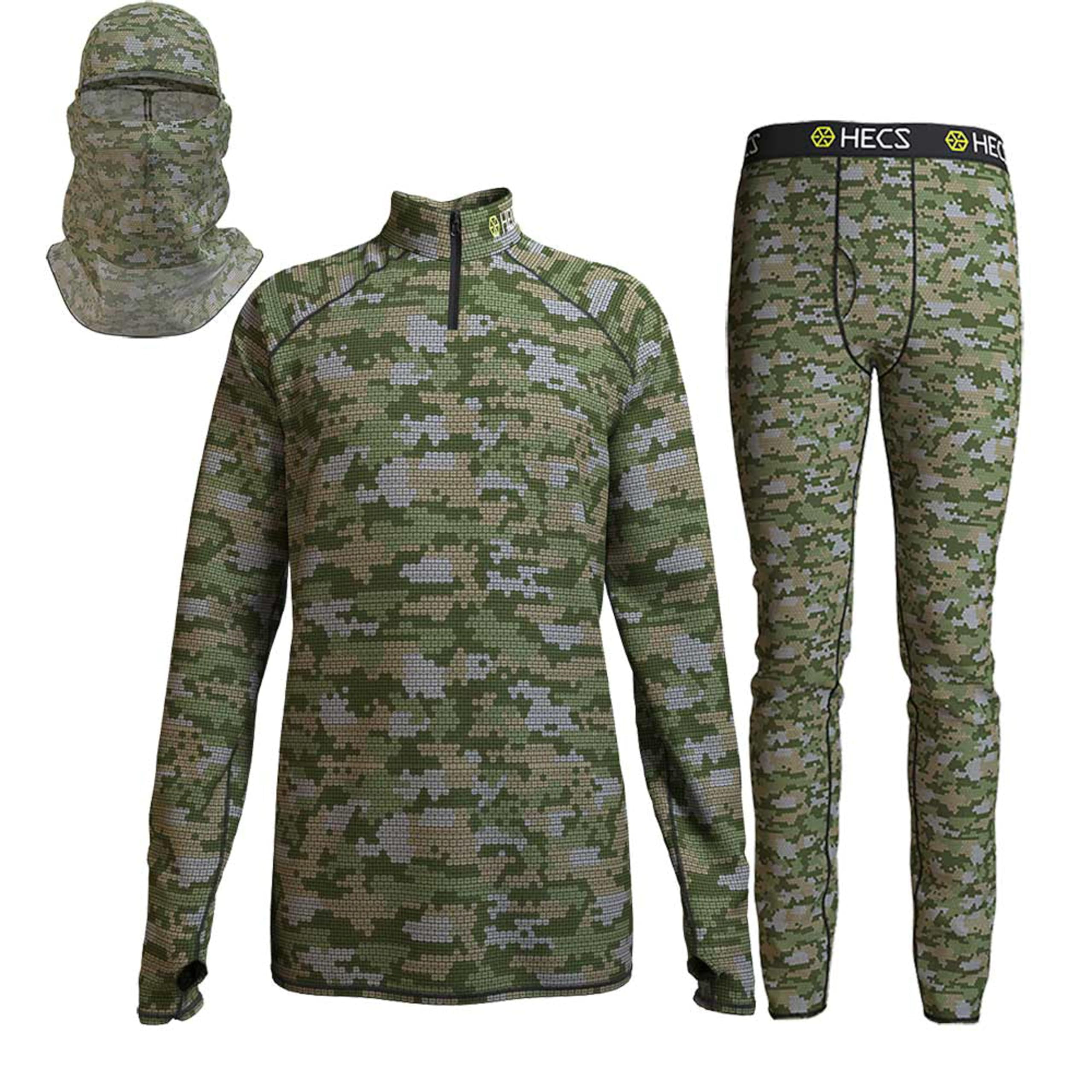 HECS Hunting 3-Piece System Base Layer, Stealthscreen Technology ...
