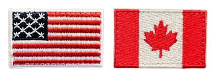 HEDi Dual Collectors Velcro Patches - USA & Canada Flags - Walmart.com