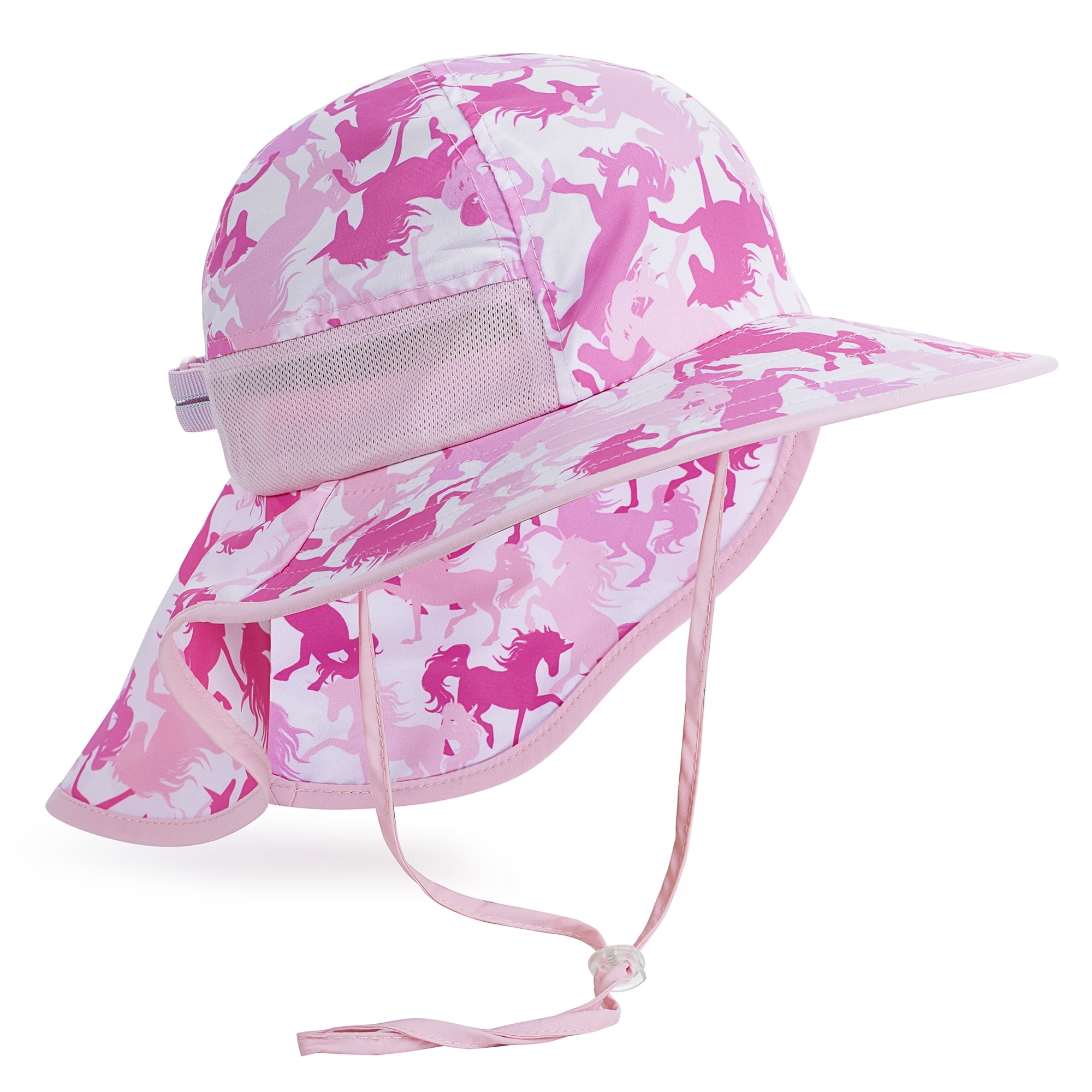 REDESS Kids Nylon UPF 50+ Sun Hat for Toddlers 2-10 Years with Wide ...