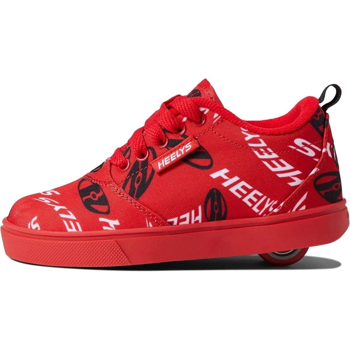 HEELYS Unisex-Child Pro 20 Prints Wheeled Heel Shoe RED/BLACK/WHITE ...